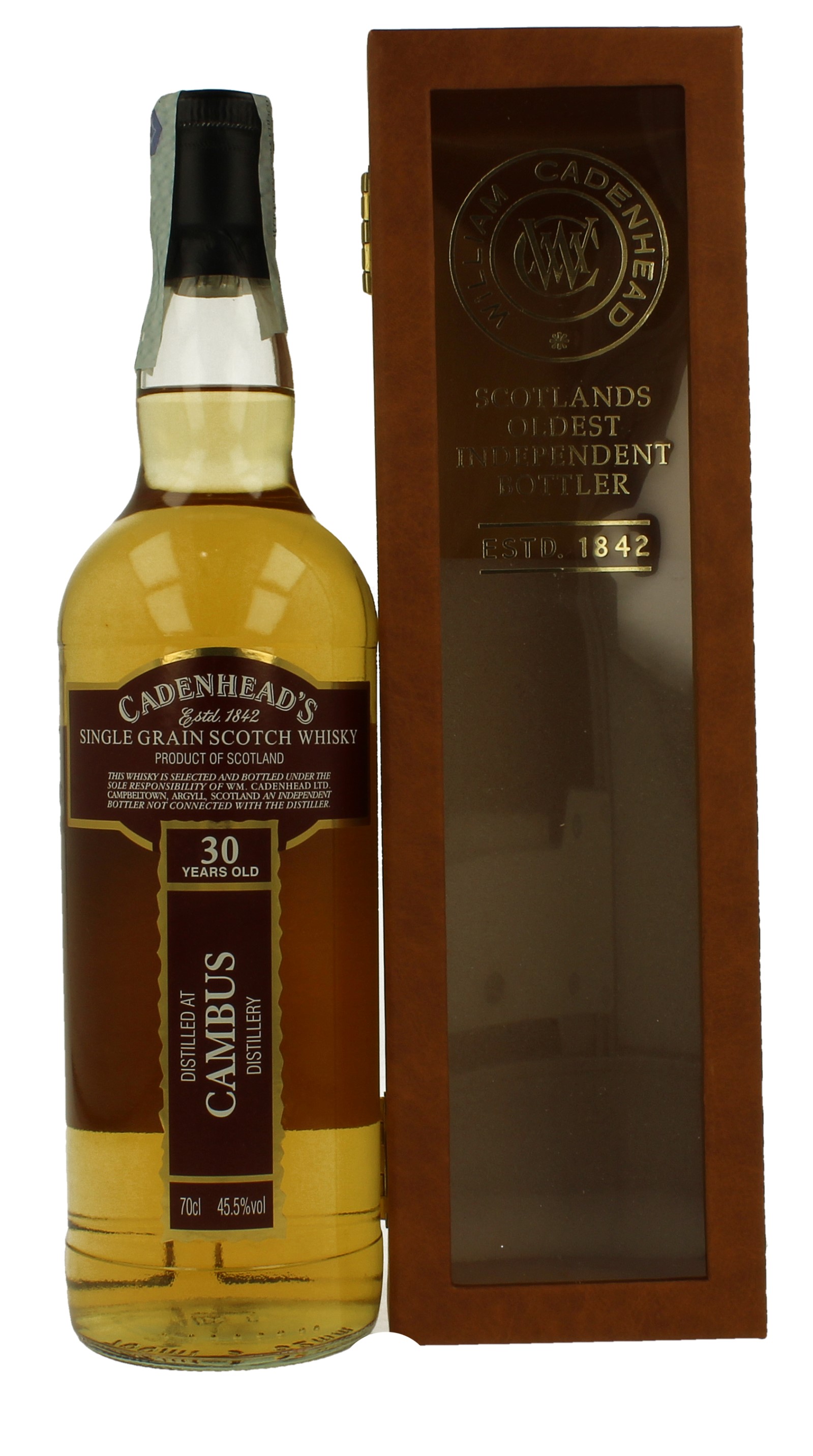 Cambus 30 Years Old 1988 2018 70cl 45.5 % Cadenhead's - - Products ...