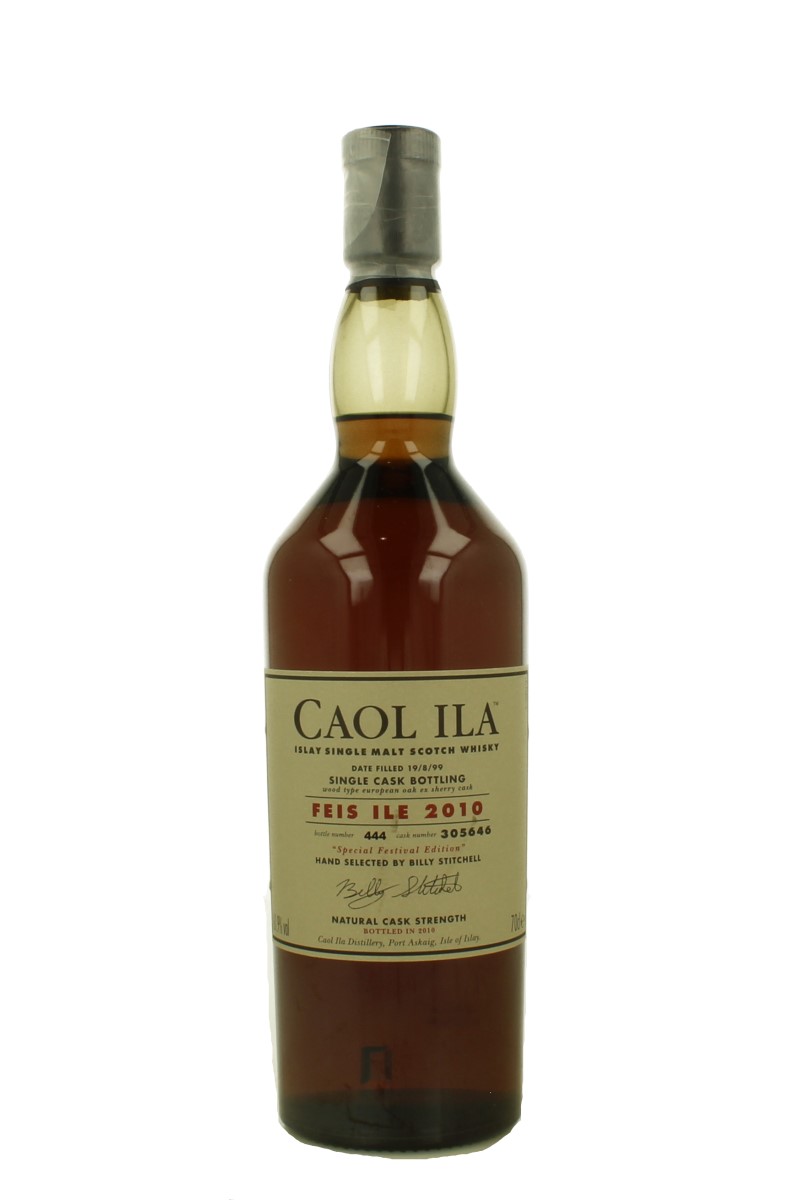 CAOL ILA 10 Years Old 1999 2010 70cl 61.9% OB- Feis Ile 2010 cask ...