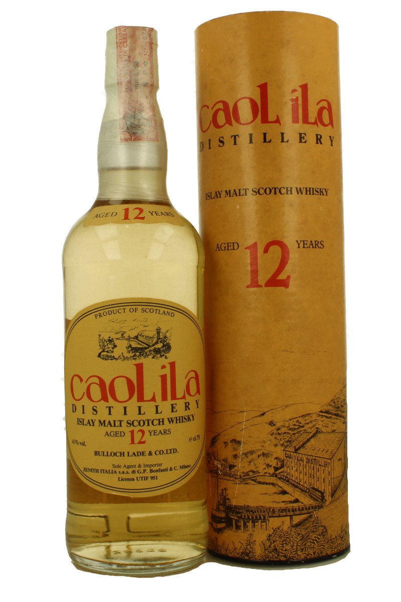 CAOL ILA 12 Years Old - Bot.70's-80's 43% OB - Zenith Imp. - Products ...