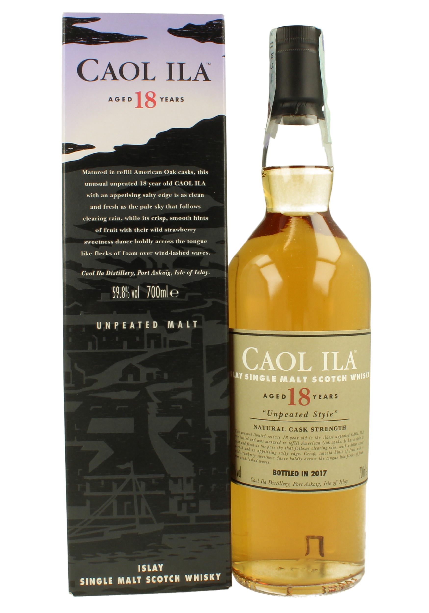 CAOL ILA 18yo Bot.2017 70cl 59.8% OB - Unpeated - Products - Whisky ...