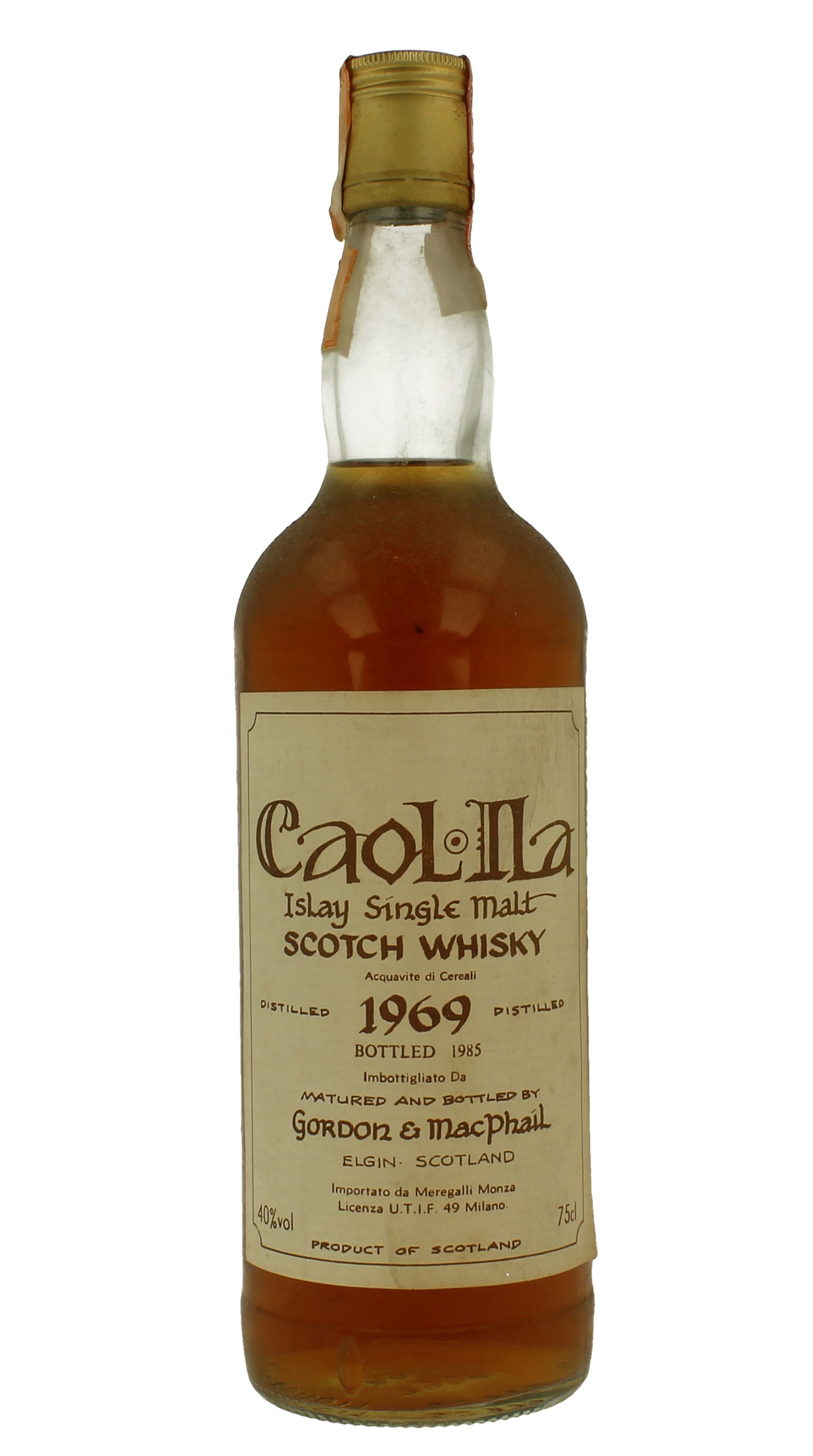 CAOL ILA 1969 1985 75cl 40% Gordon MacPhail -Celtic Label - Products ...
