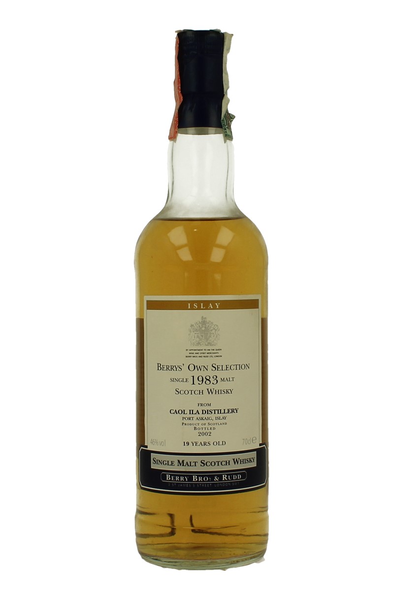 CAOL ILA 19yo 1983 2002 70cl 46% Berry & Bros Rudd - Products - Whisky ...