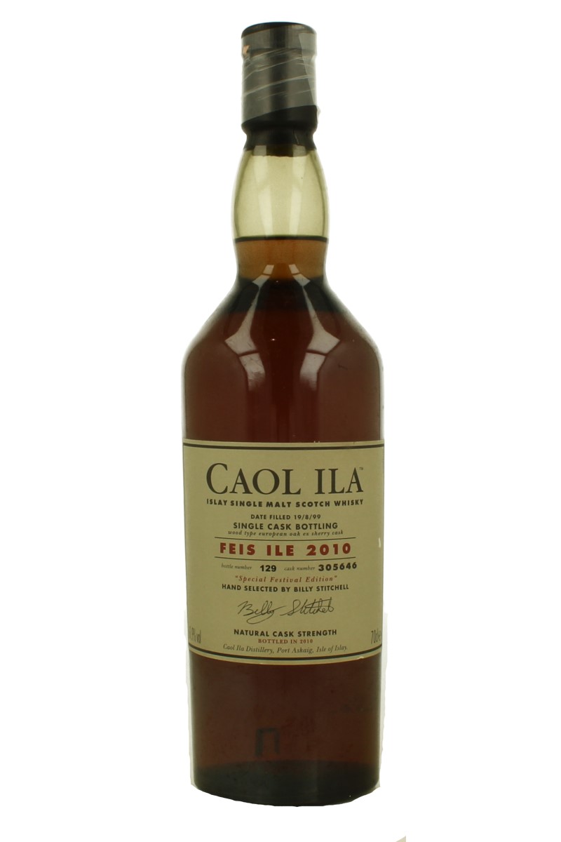 Caol Ila Islay Scotch Whisky 10 Years Old 1999 2010 70cl 61.9% OB- Feis ...
