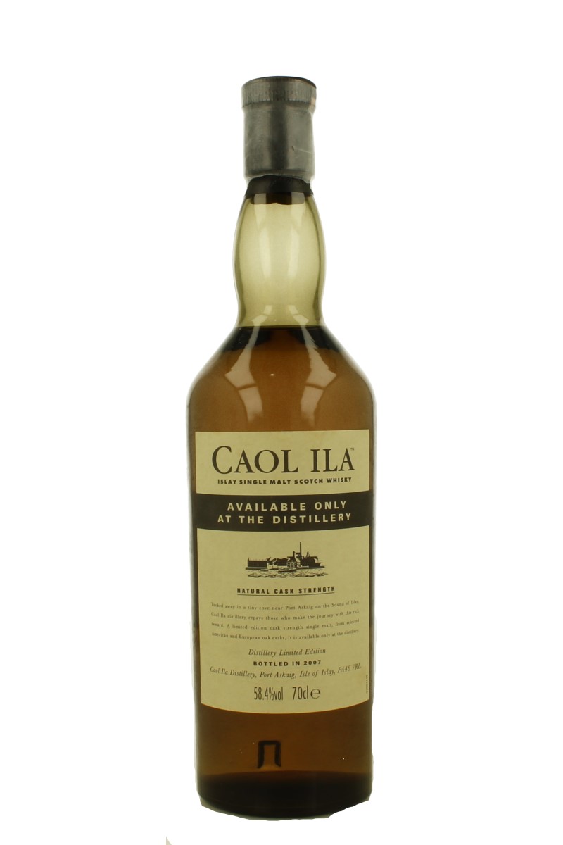 Caol Ila Islay Scotch Whisky 10 Years Old 2007 70cl 58.4% OB- Limited ...