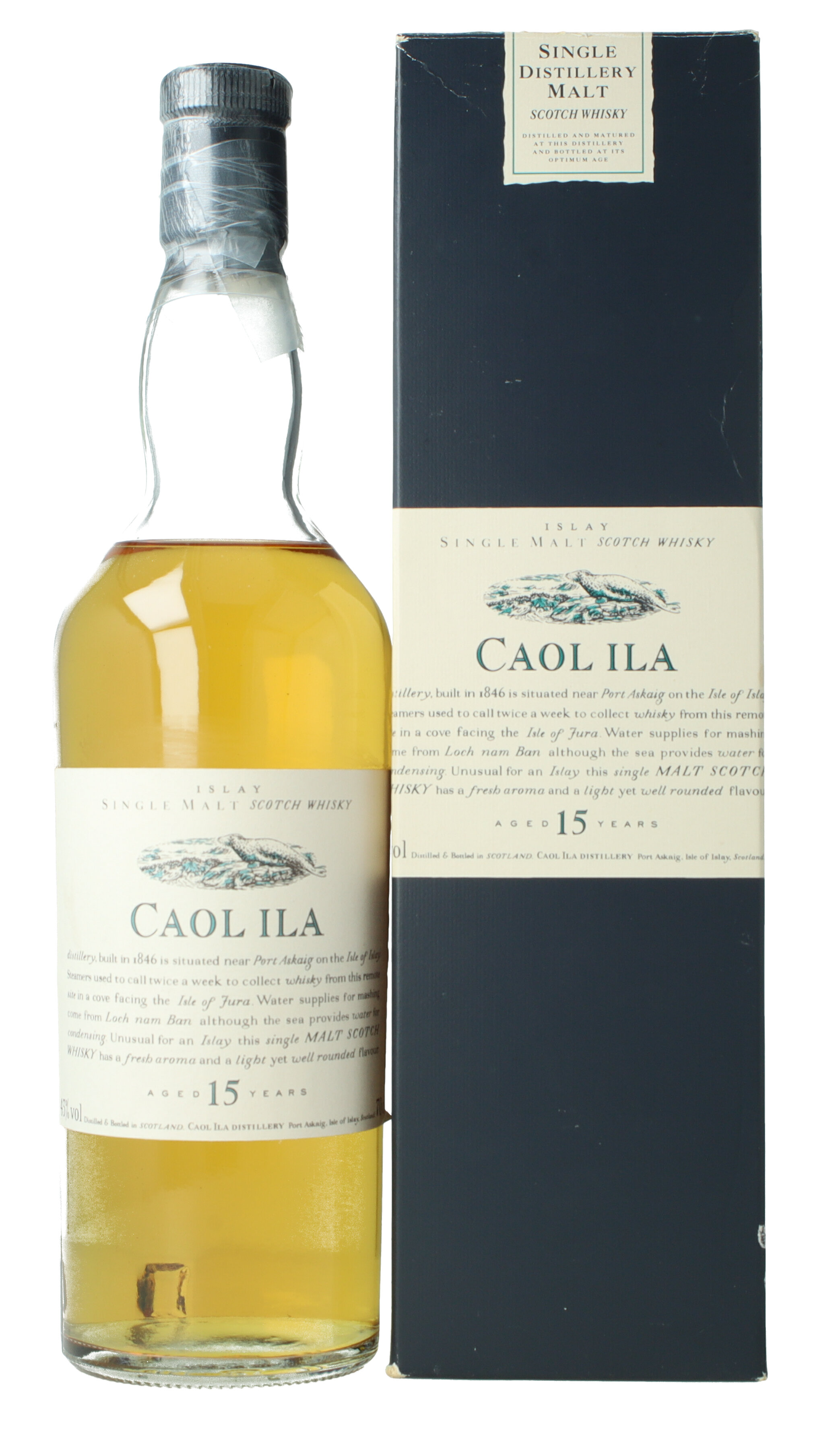 Caol Ila Islay Scotch Whisky 15 Year Old bottled 1991 70cl 43% Ob-Flora ...
