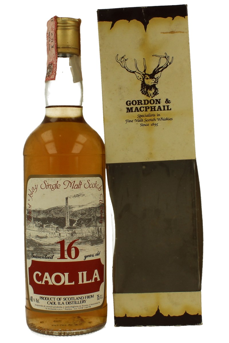 Caol Ila Islay Scotch Whisky 16 year old BOTTLED IN THE 80'S 75cl 40% ...