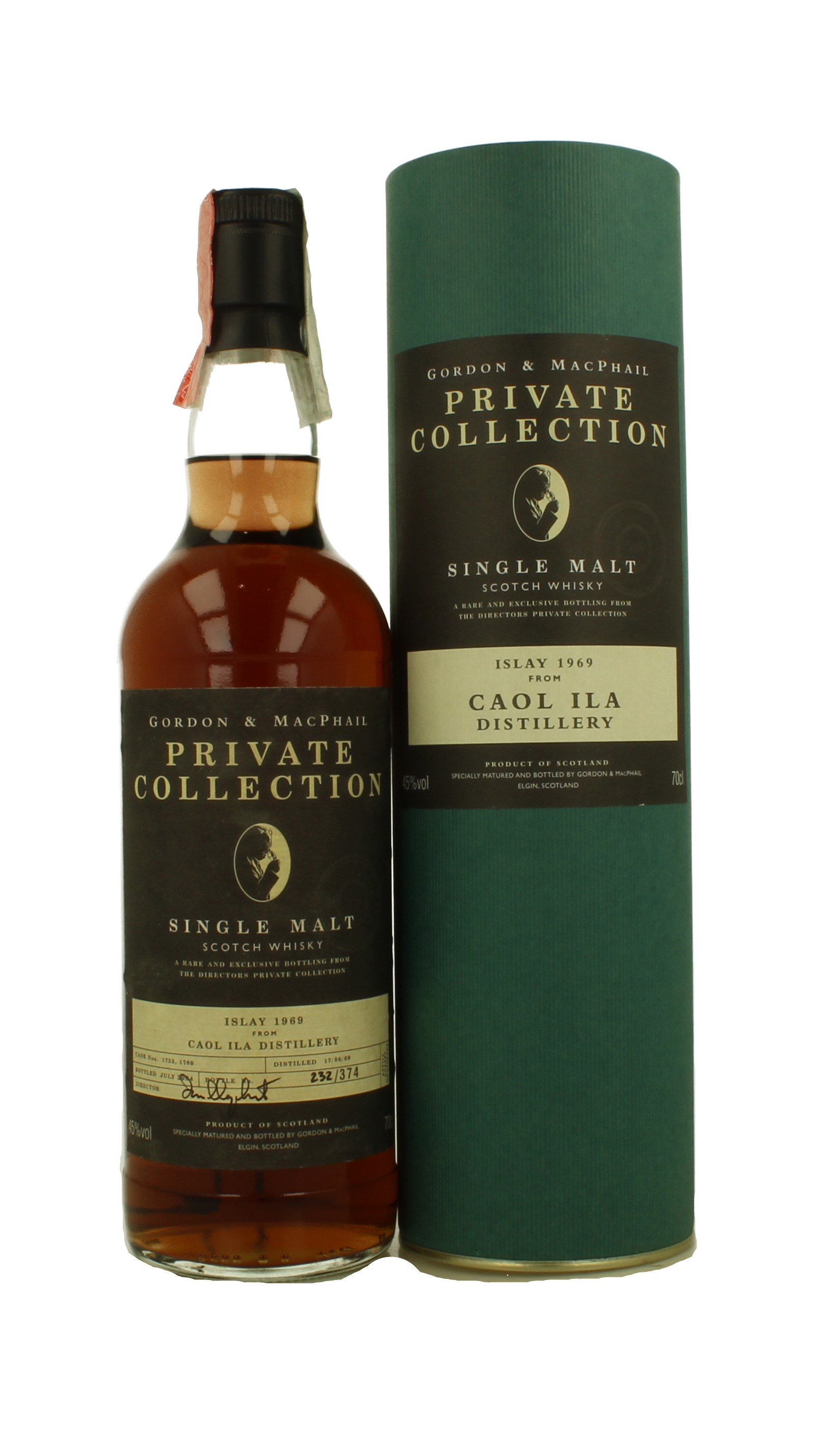 Caol Ila Islay Scotch Whisky 1969 2004 70cl 45% Gordon MacPhail-Private ...