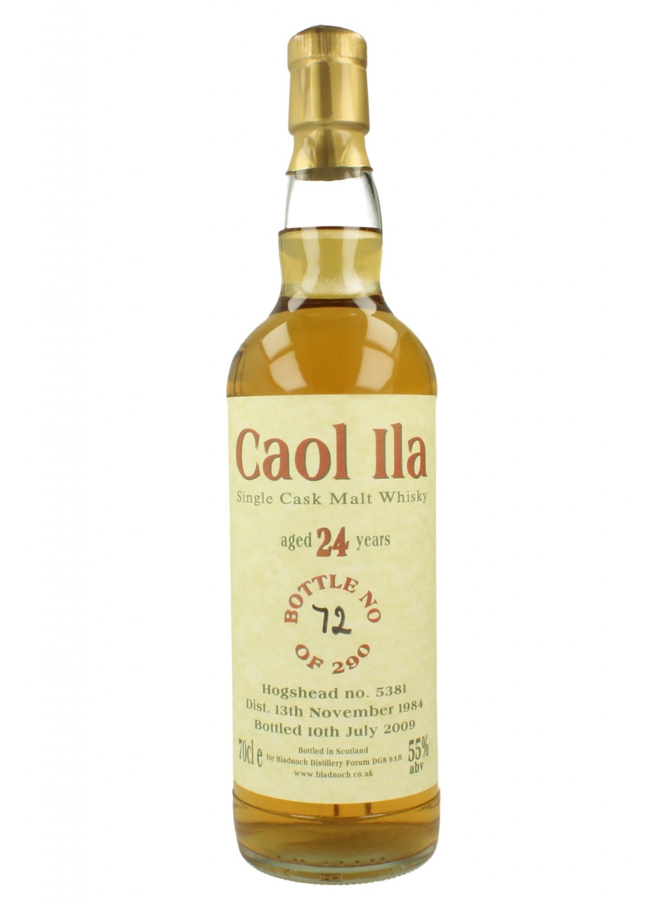 Caol Ila Islay Scotch Whisky 24 Year Old 1984 2009 55% Bladnoch Forum ...