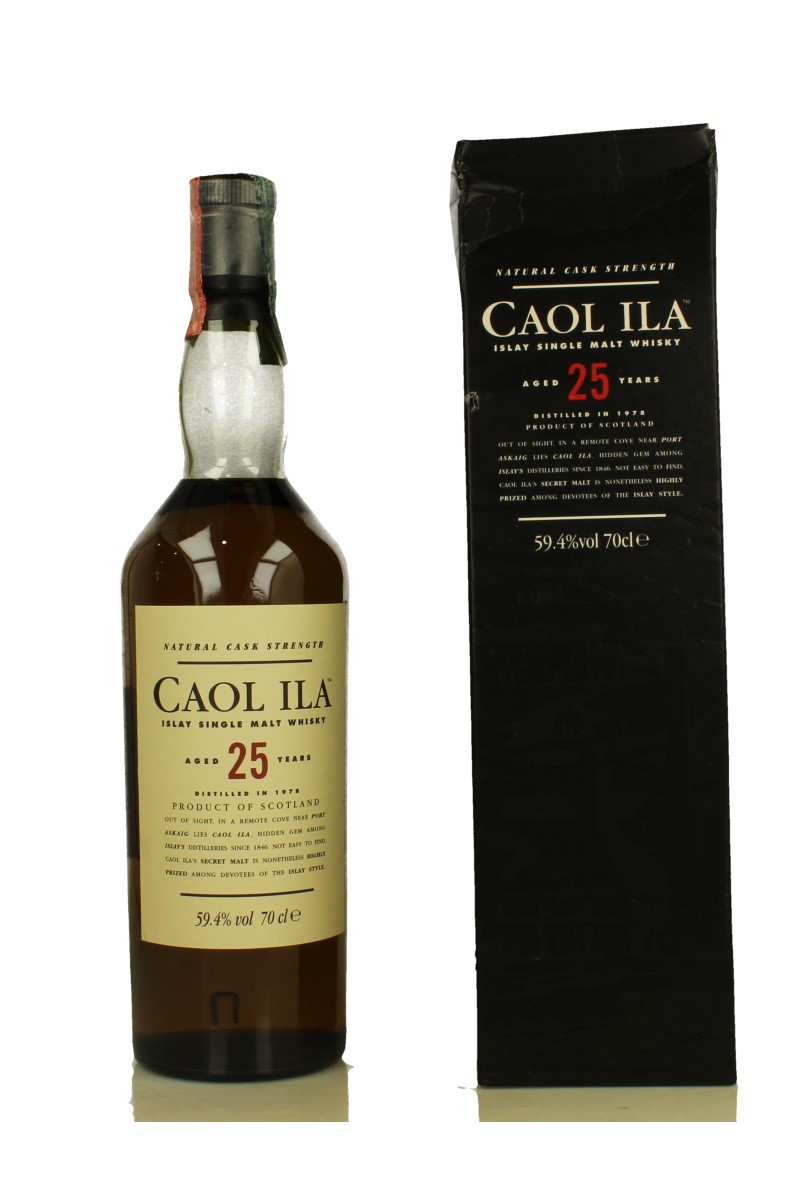 Caol Ila Islay Scotch Whisky 25 Year Old 1979 70cl 59.4% OB-Very very ...