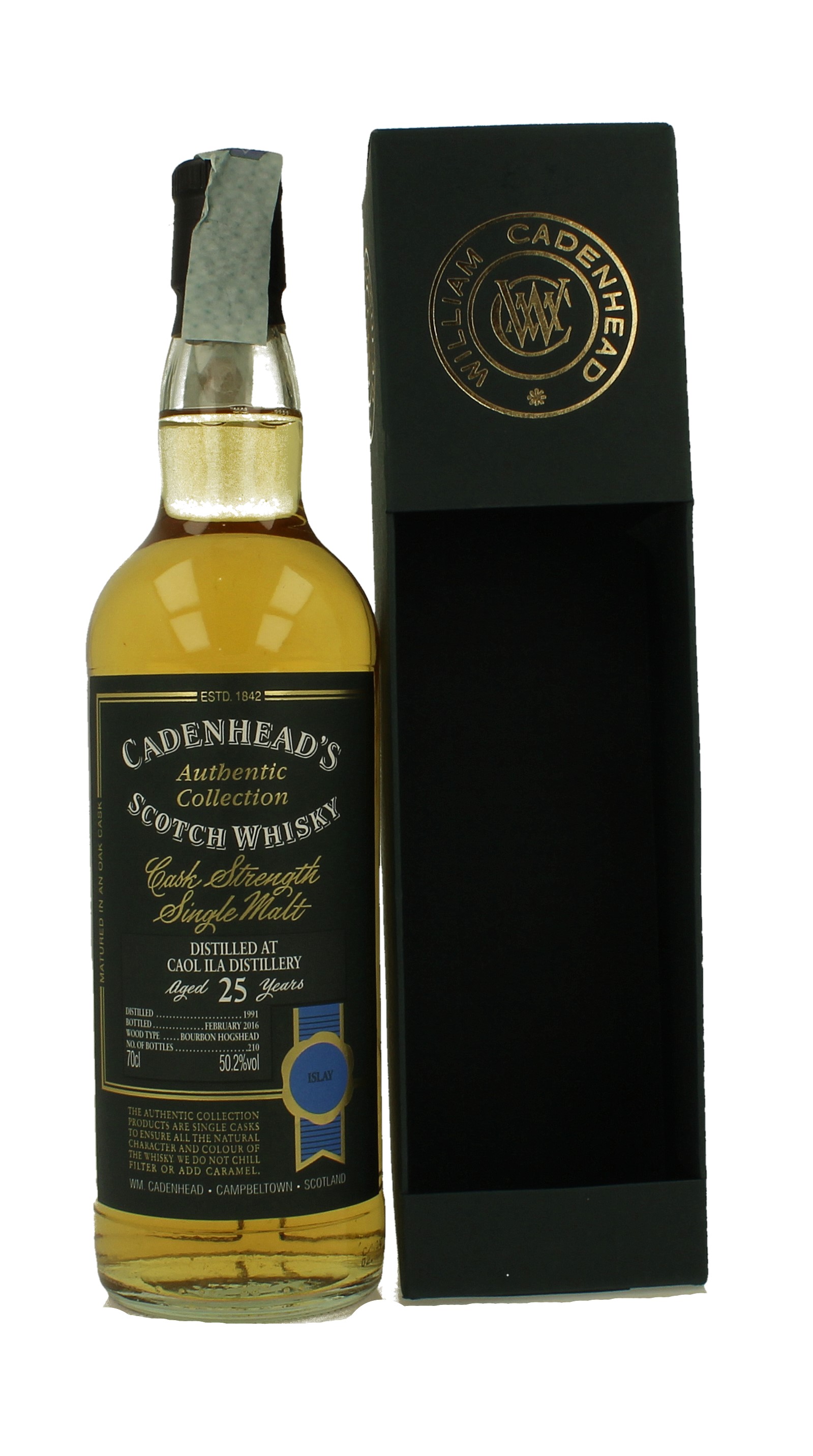 Caol Ila Islay Scotch Whisky 25 Years old 1991 2006 70cl 50.2% ...