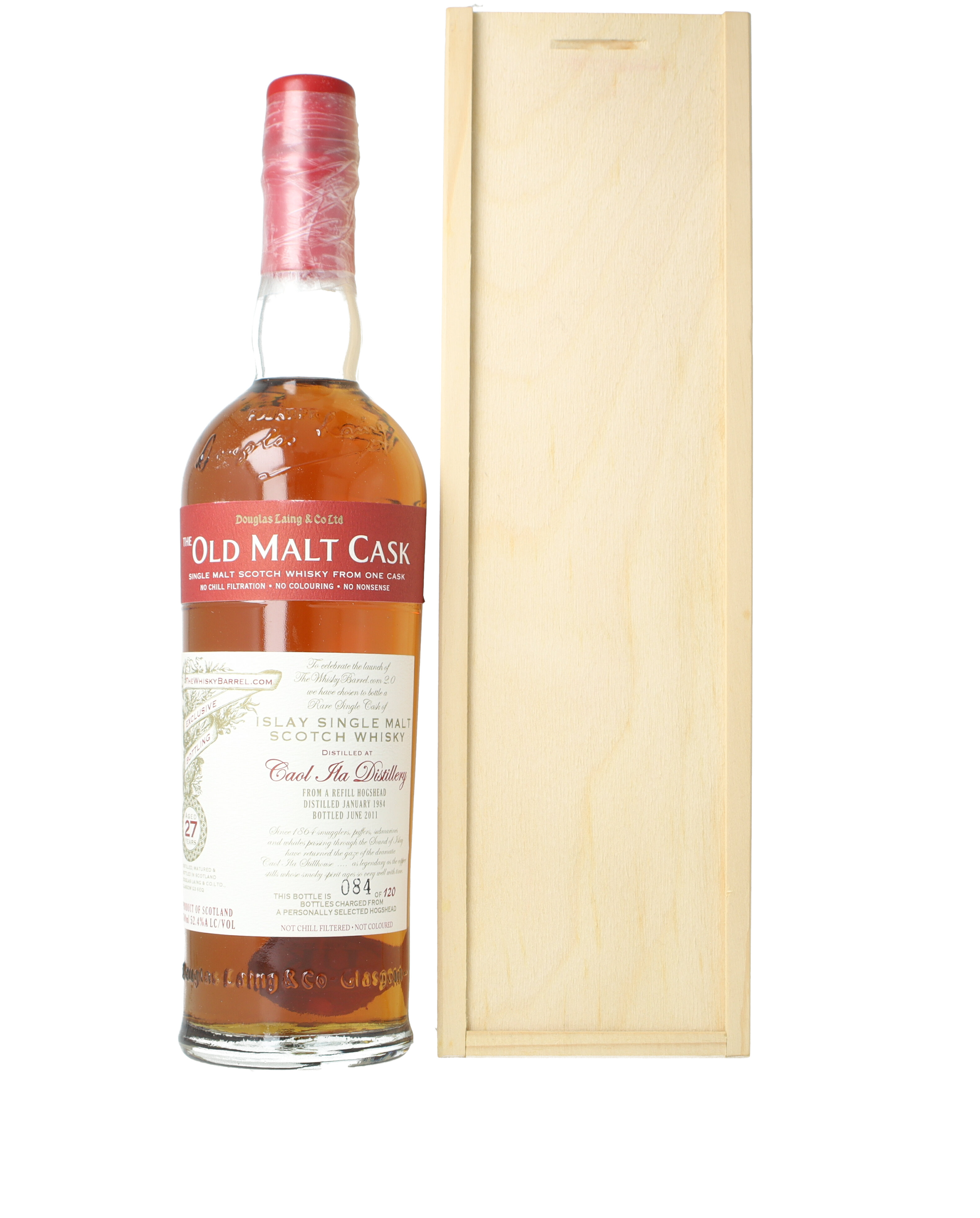 Caol Ila Islay Scotch Whisky 27 Year Old 1984 2011 70cl 52.4% Douglas ...