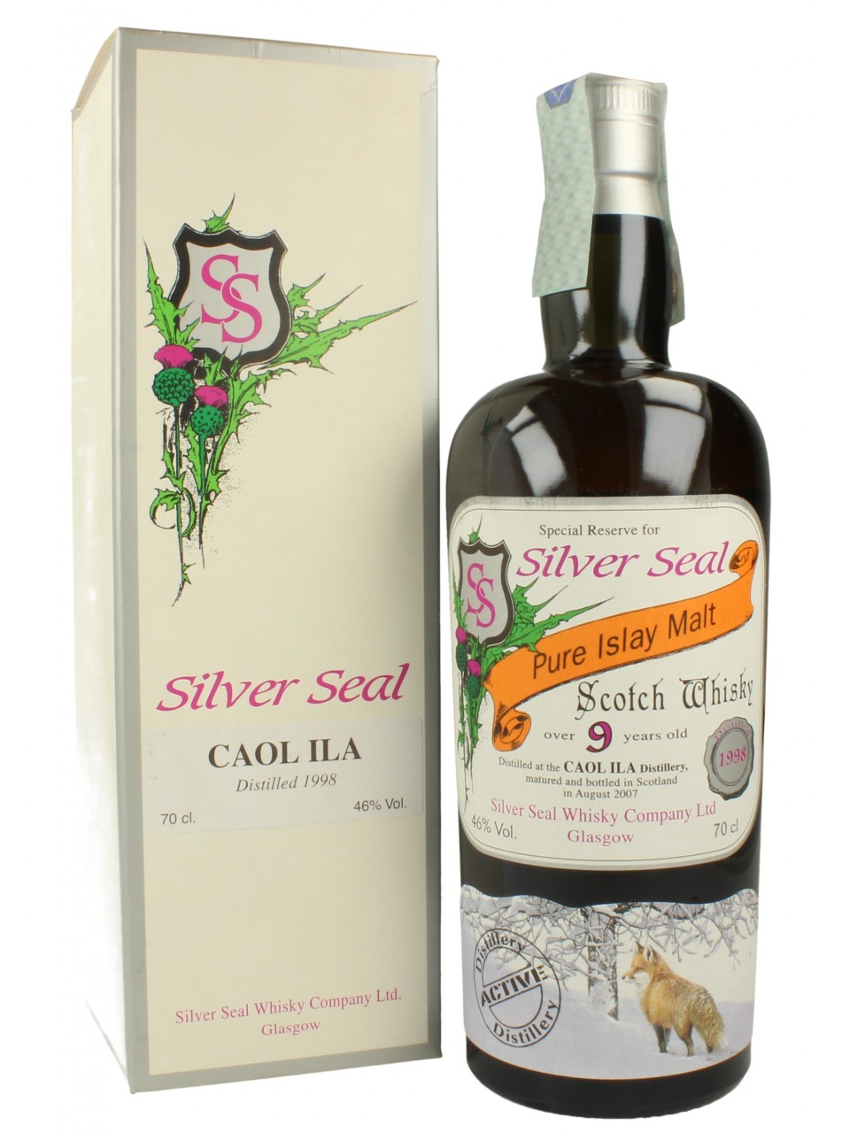 Caol Ila Islay Scotch Whisky 9 Year old 1998 2007 70cl 46% SILVER SEAL ...