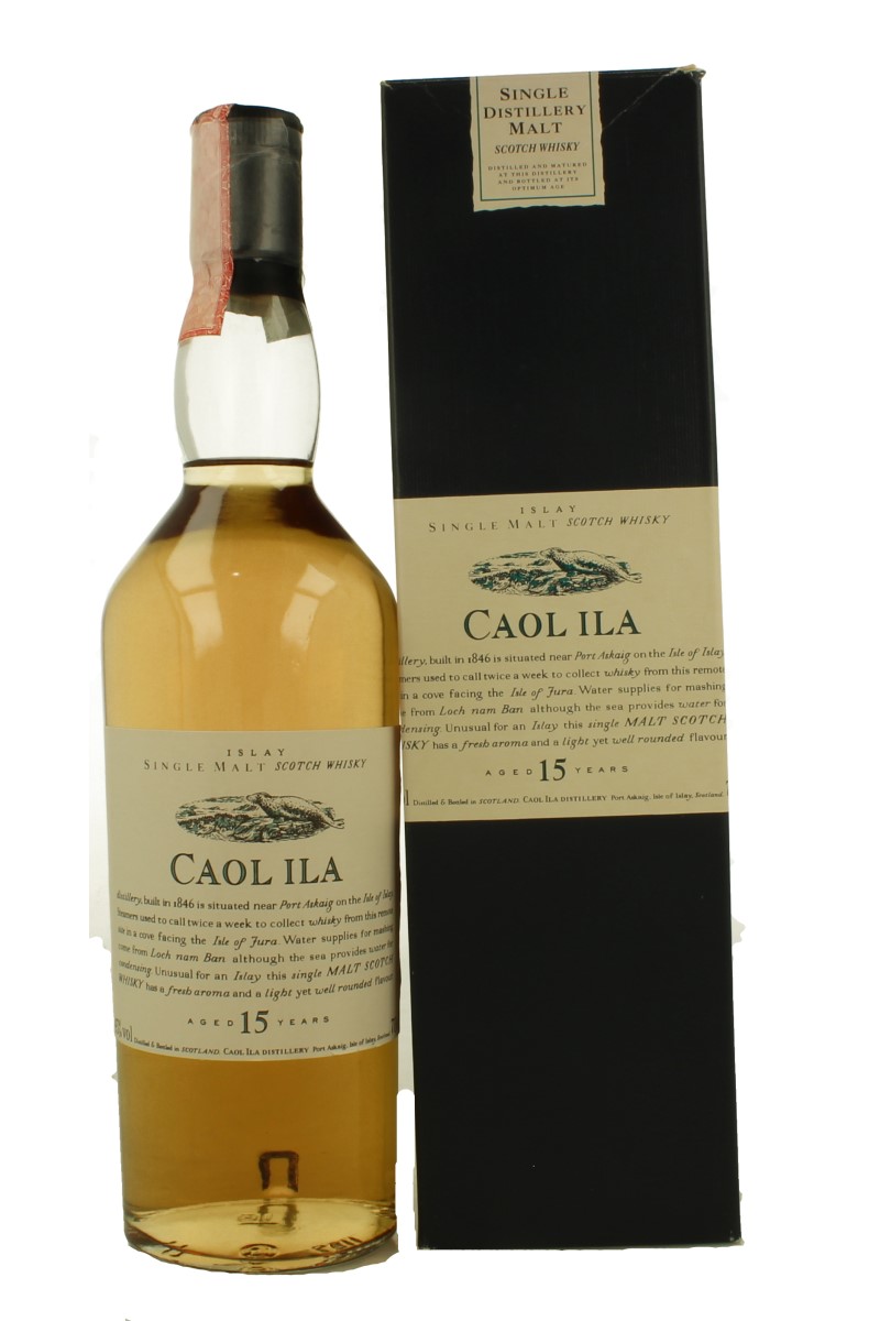 Caol Ila Islay Scotch Whisky Bot early 2000 70cl 43% Ob- Flora & Fauna ...