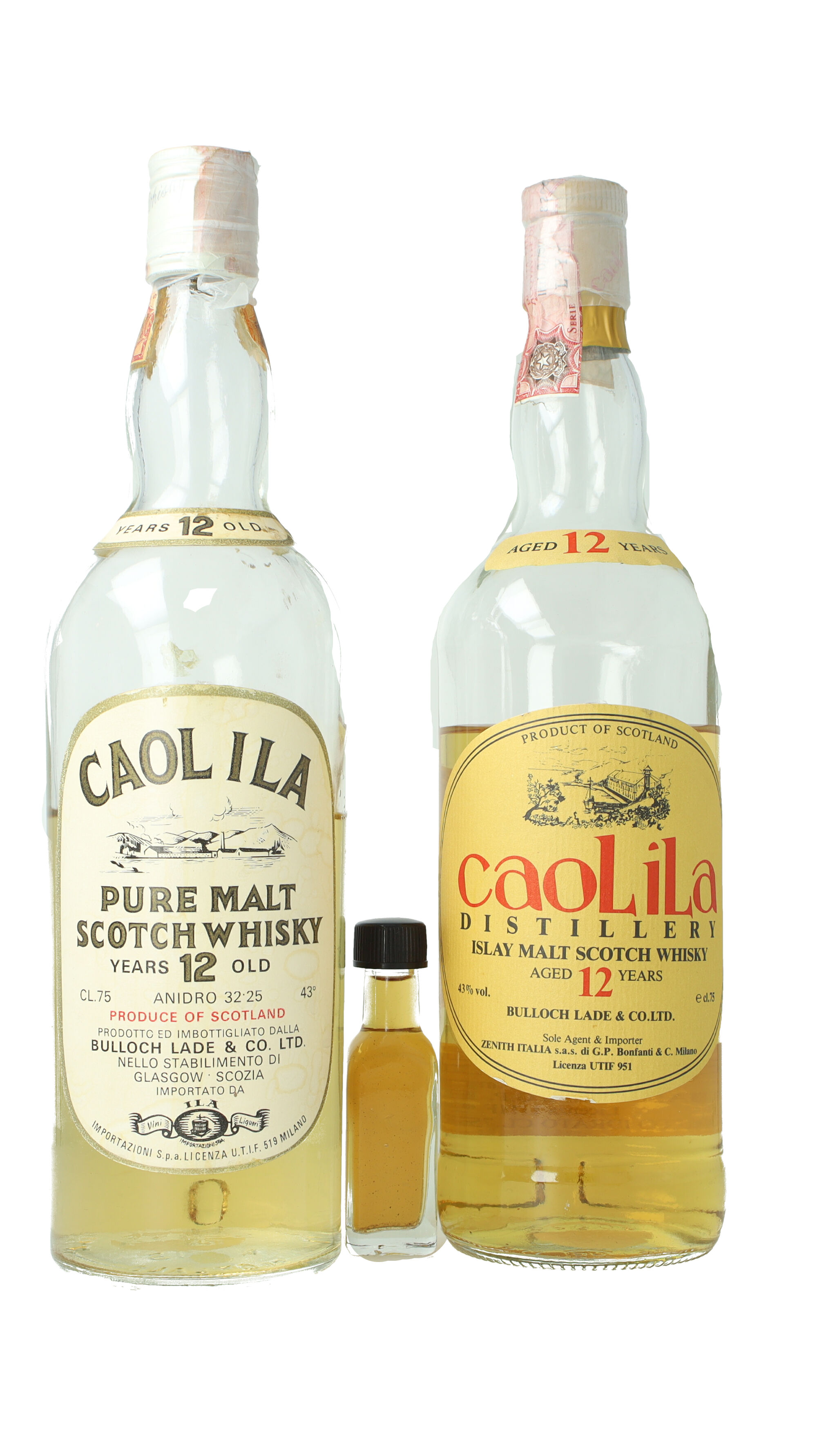 Caol Ila Islay Scotch Whisky SAMPLE 2CL !!!!! 12 years old + 12 years ...