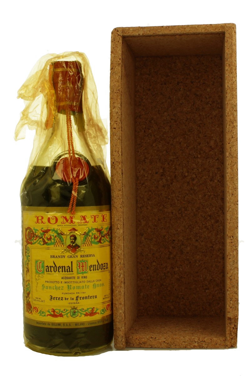 CARDENAL MENDOZA Brandy Bot 60/70's 75cl 45% BRANDY low level ...