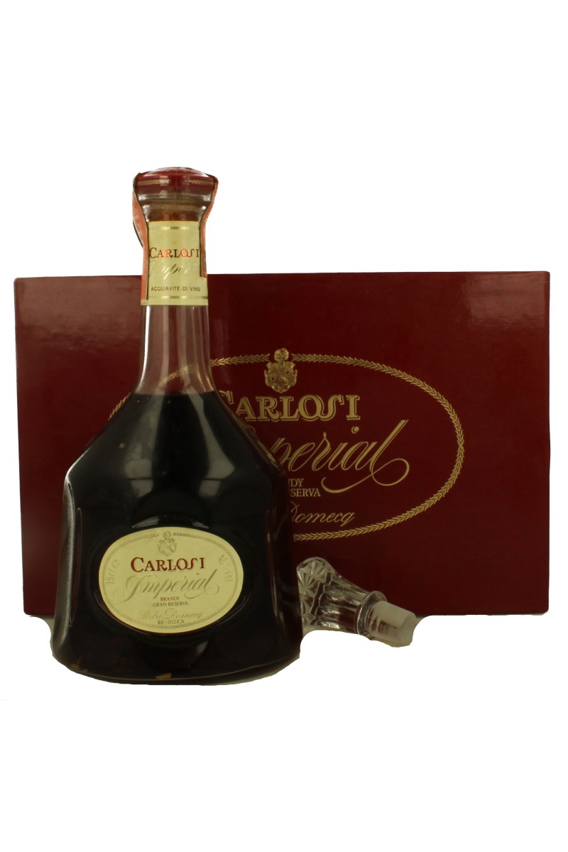 CARLOS I IMPERIAL Bot 80's 75cl 40% - Products - Whisky Antique, Whisky ...