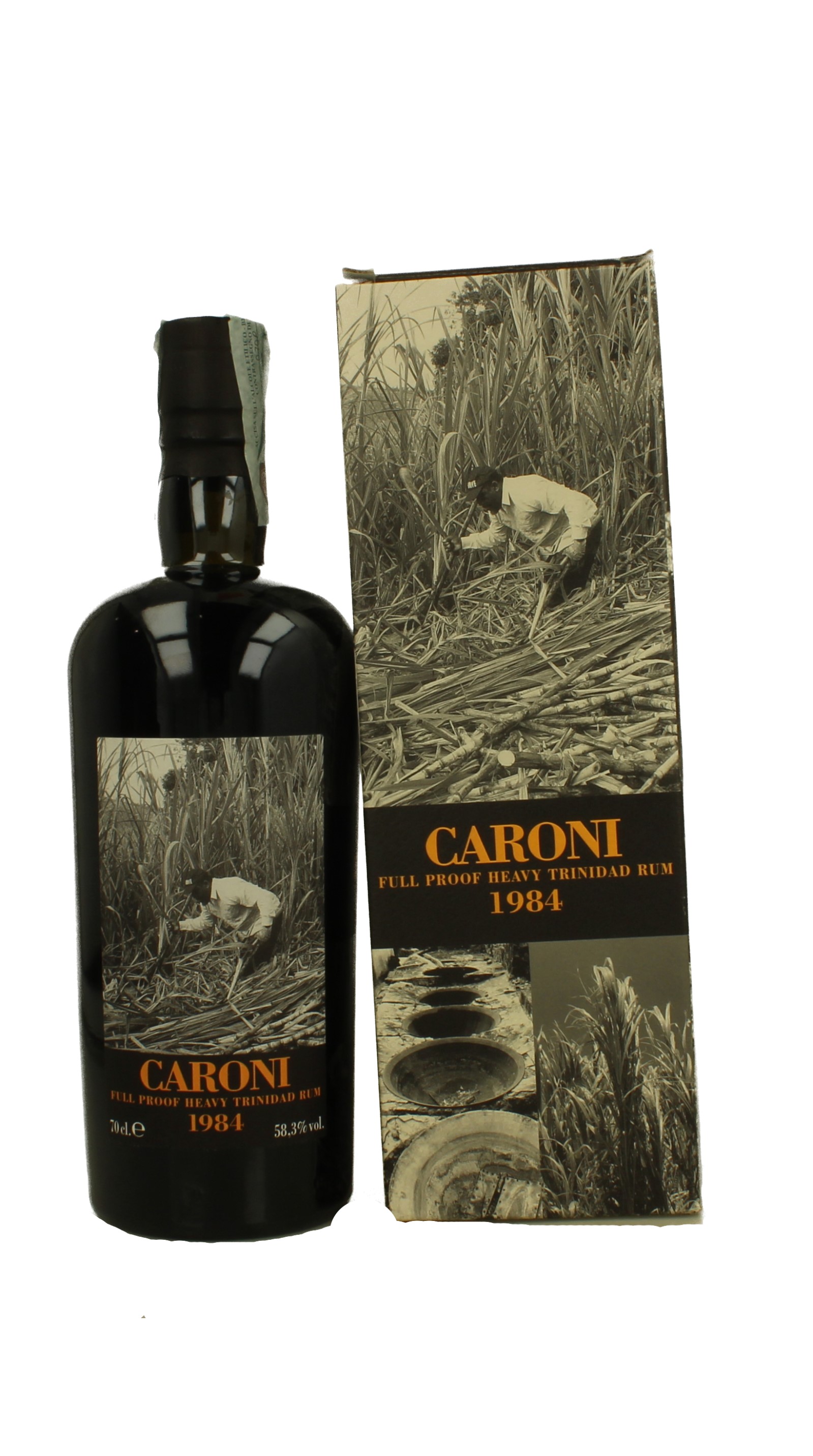 CARONI RUM Full Proof Heavy Trinidad Rum 24 Year Old 1984 70cl 58.3% ...