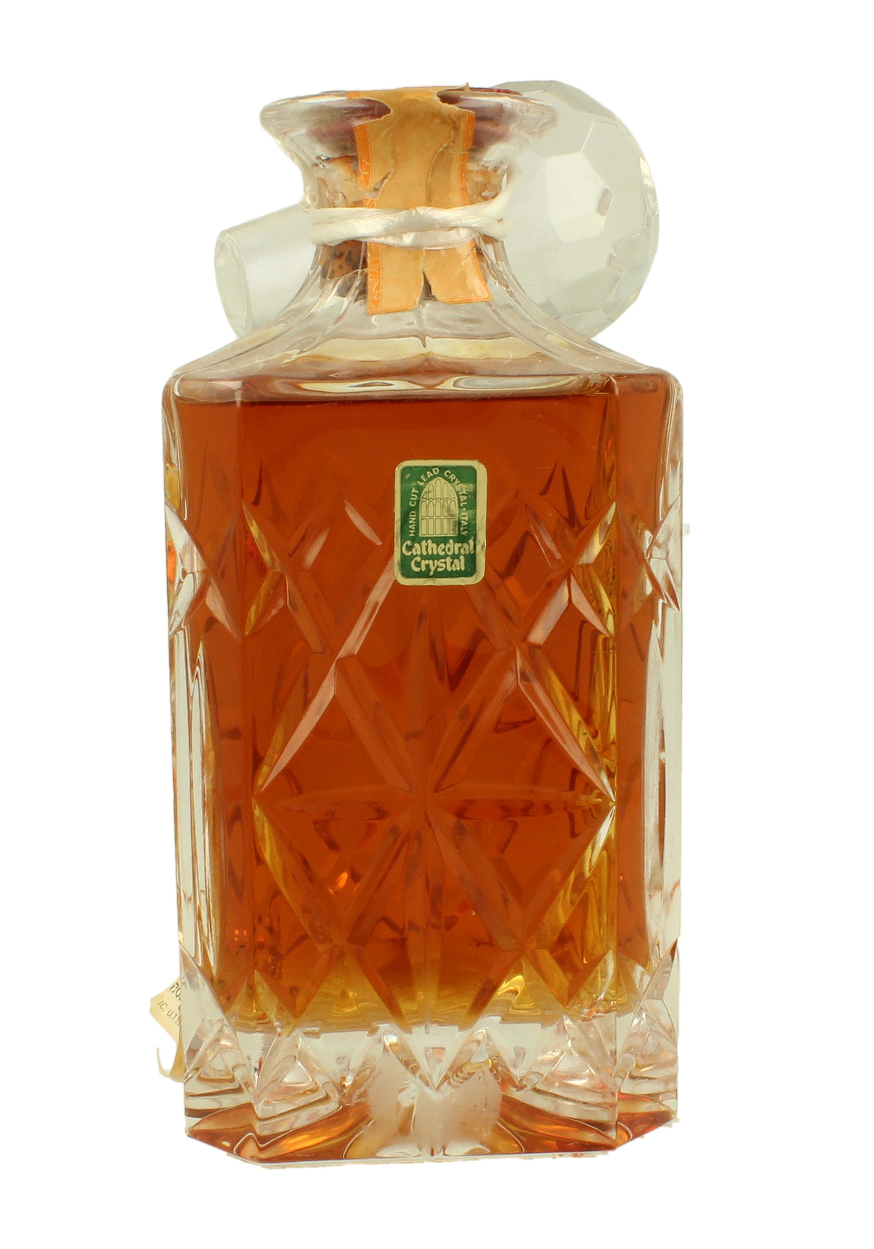 CATHEDRAL Bot.80's 75cl 43% Crystal Decanter - Blended - Products ...