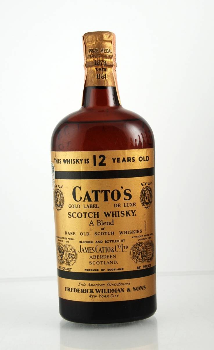 CATTO'S Gold Label 12yo Bot.40/50's 75cl - Blended -US Import ...