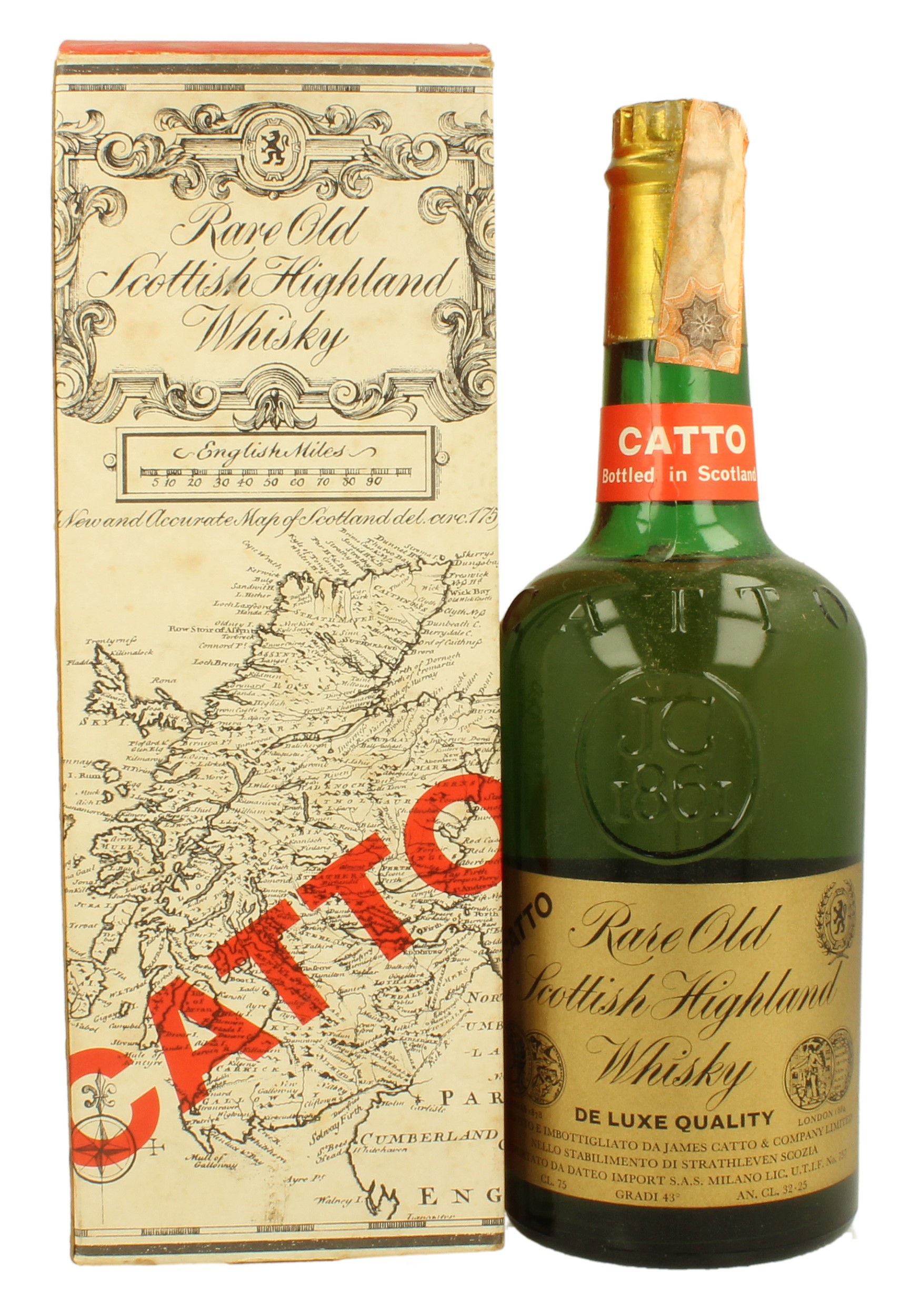 CATTO'S Rare Old Bot.60/70's 75cl 43% - Blended - Products - Whisky ...