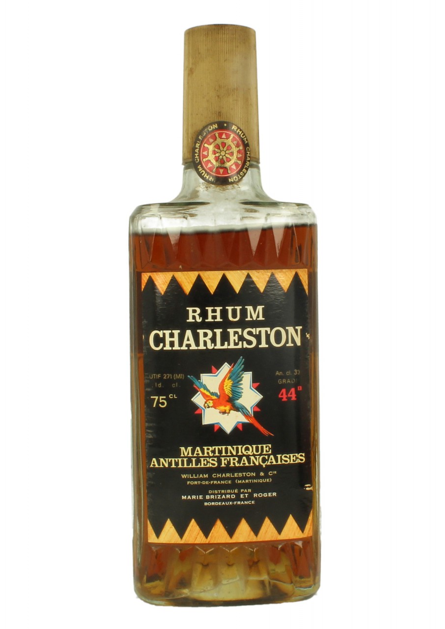 CHARLESTON RHUM MARTINIQUE 75CL 44 % VERY OLD BOTTLE - Products ...