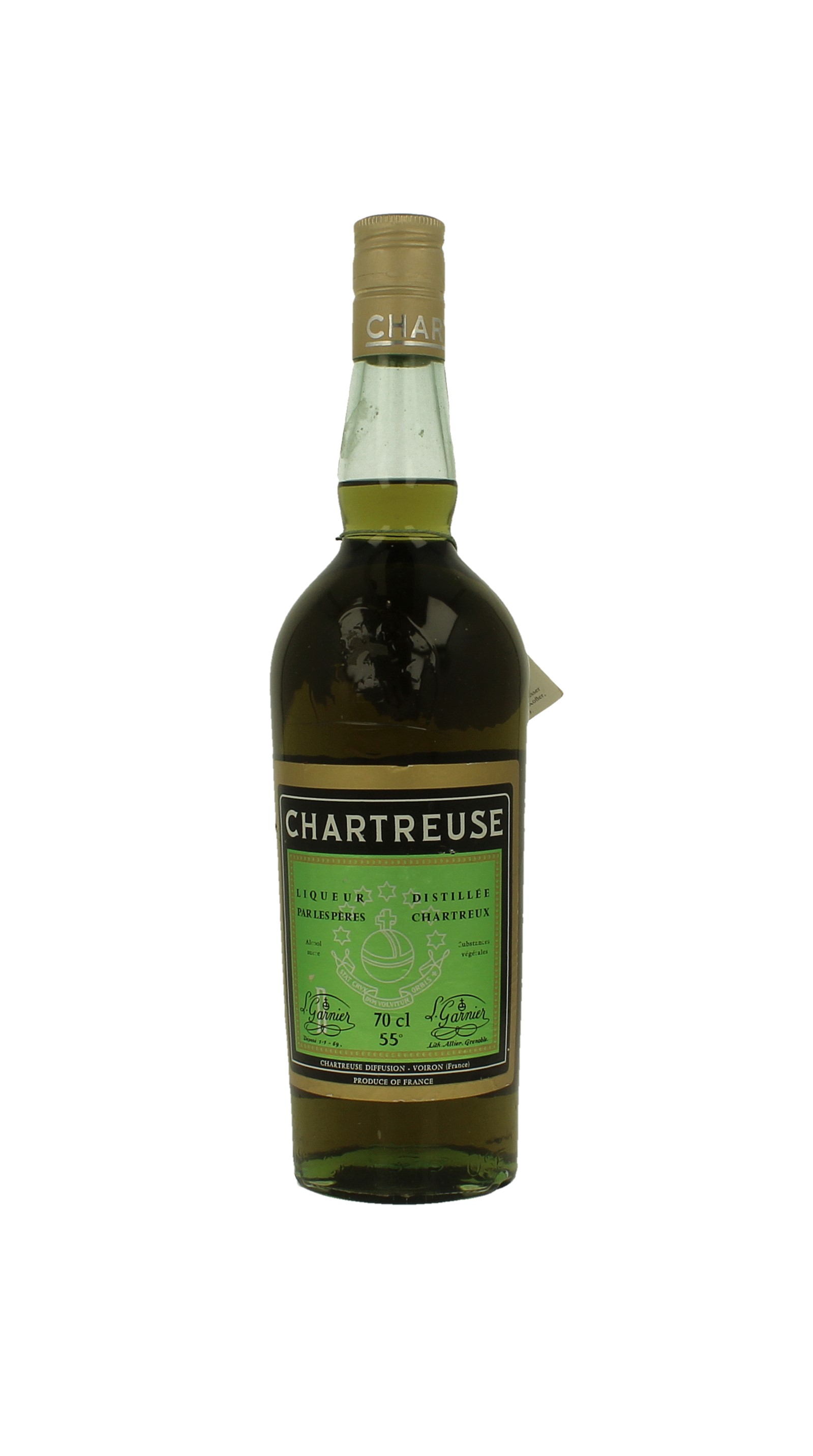 CHARTREUSE Green label Bot 60/70's 75cl 55% OB - Soffiantino Import ...