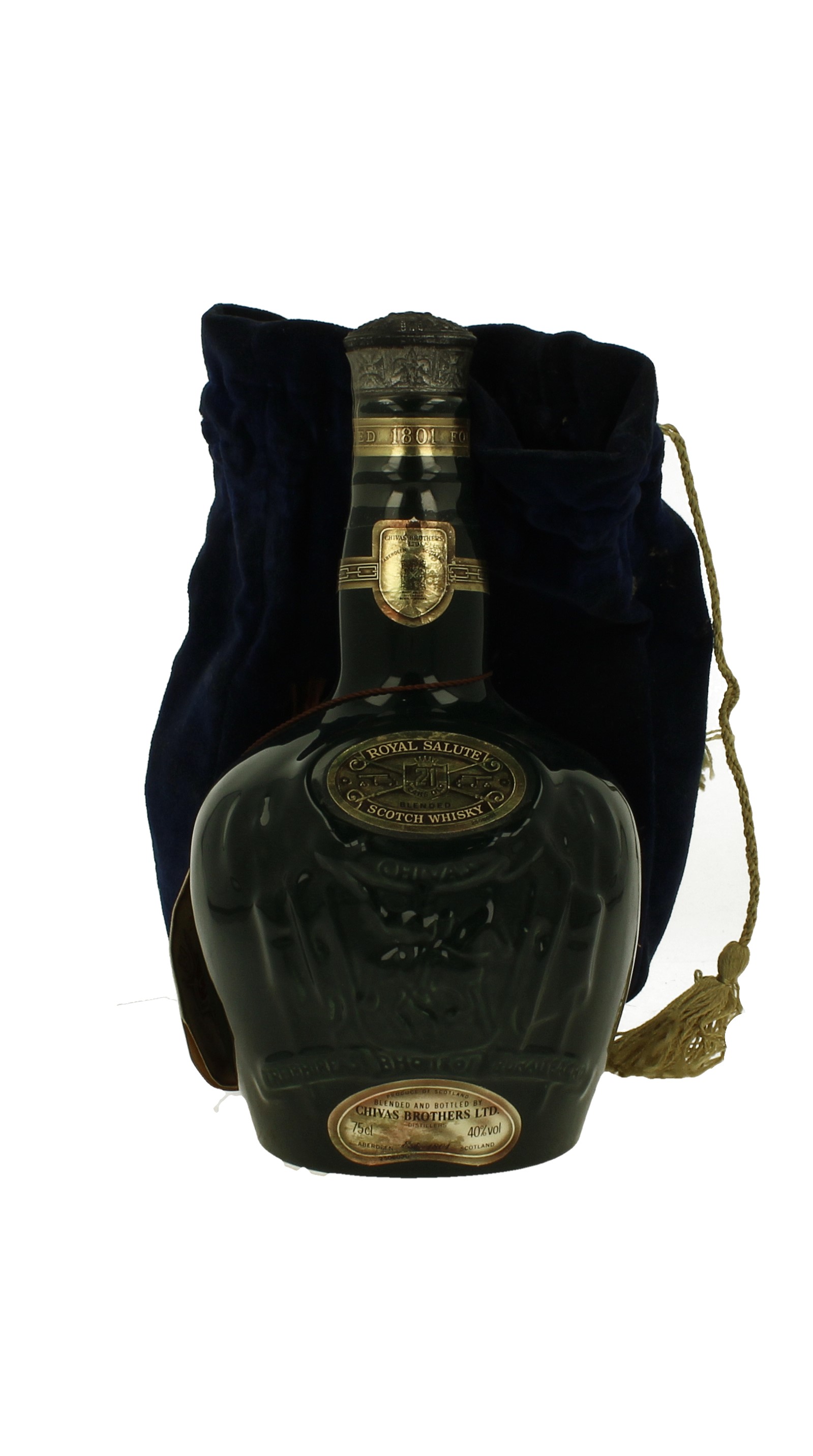 CHIVAS Royal Salute 21yo Bot in The 90's 70cl 40% Green Ceramich ...