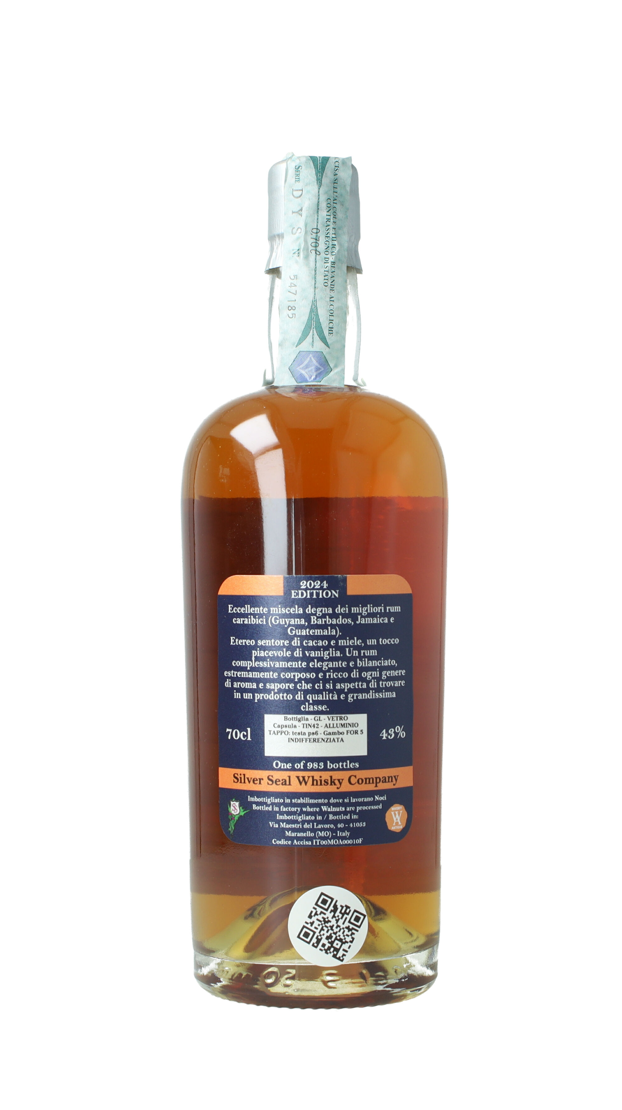 Classic Rum Silver Seal 70cl 43% Silver Seal - Rum Limited edition 2024 ...