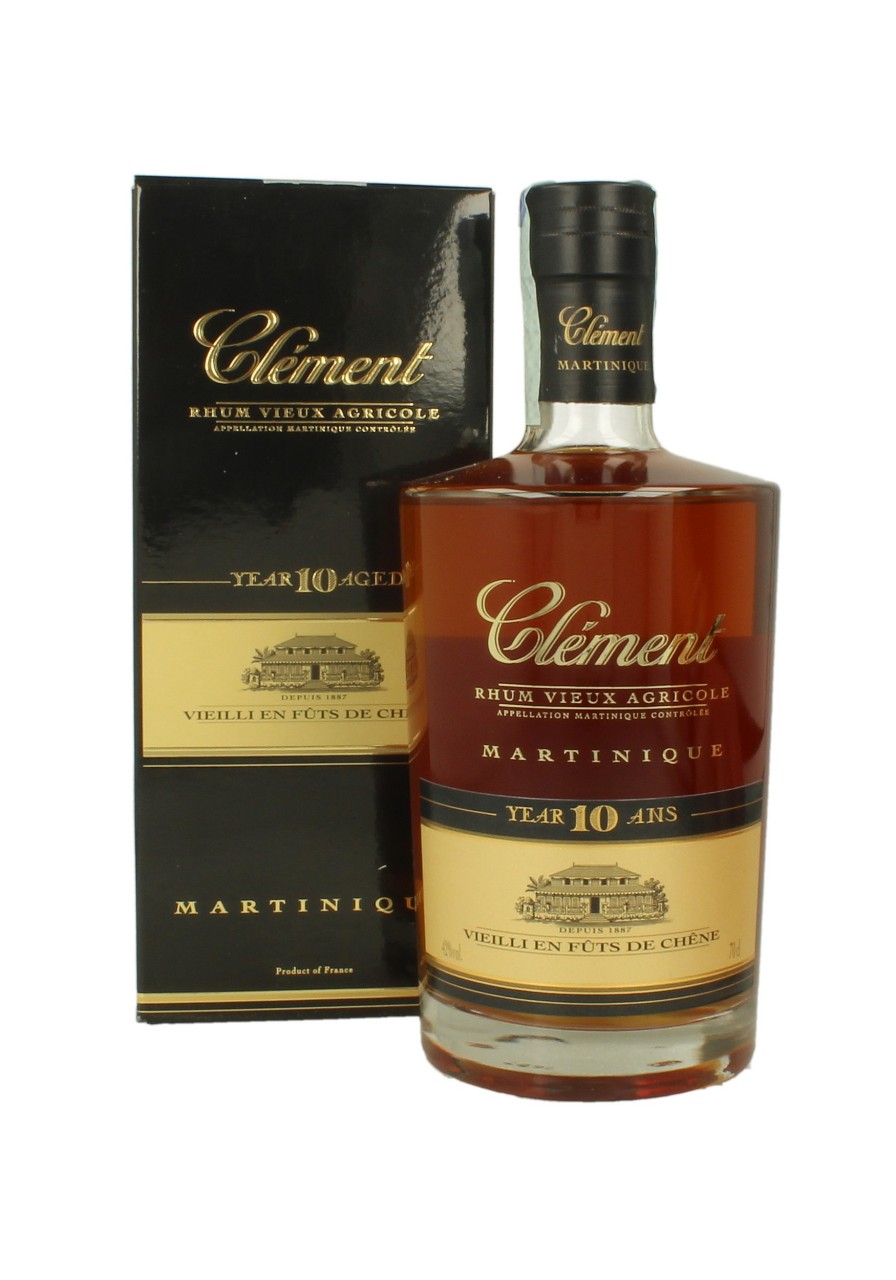 CLEMENT 10yo 70cl 42% - Rhum Vieux Agricole - Products - Whisky Antique ...