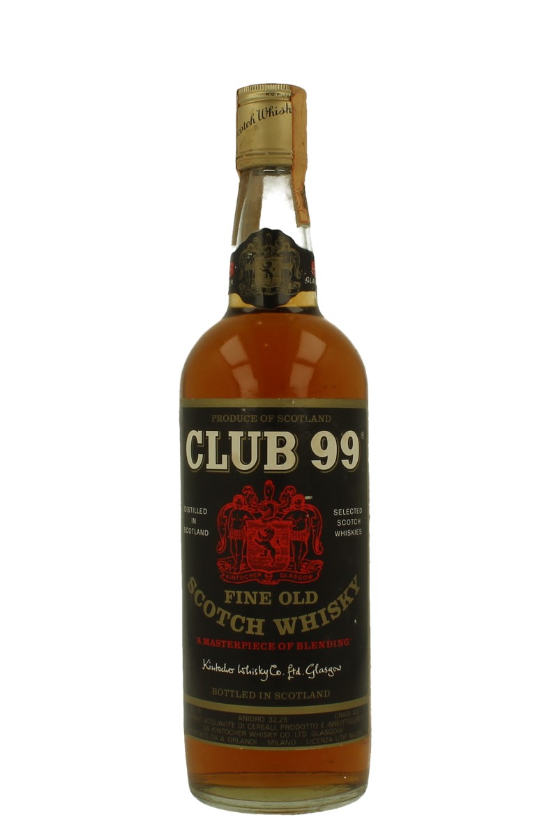 Club 99 fine old Scotch Whisky - Bot.70's 75cl 43% - Blended - Products ...