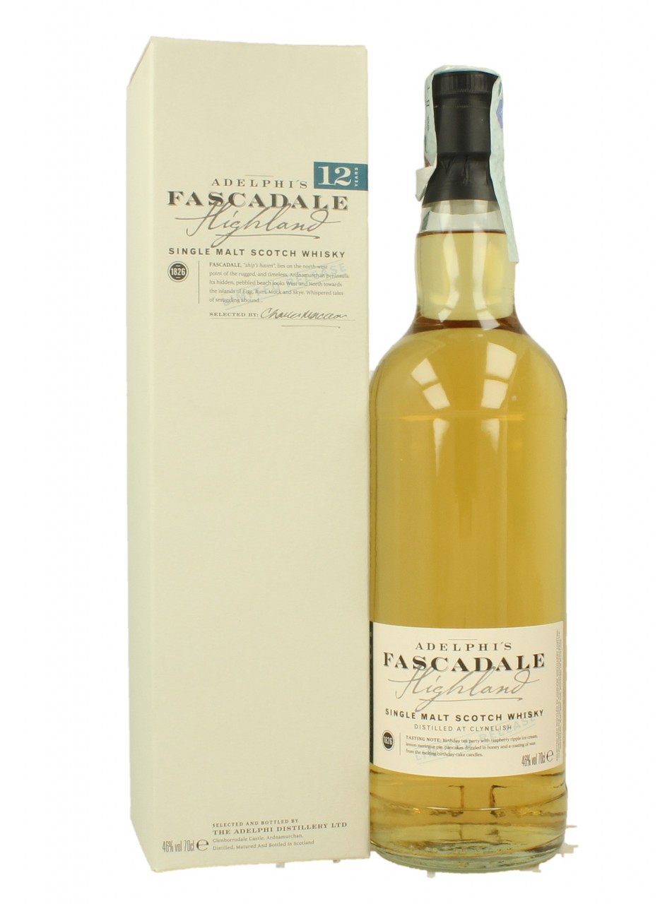 CLYNELISH ADELPHI 12 YO 70CL 46 % FASCADALE BATCH 6 46% - Products ...