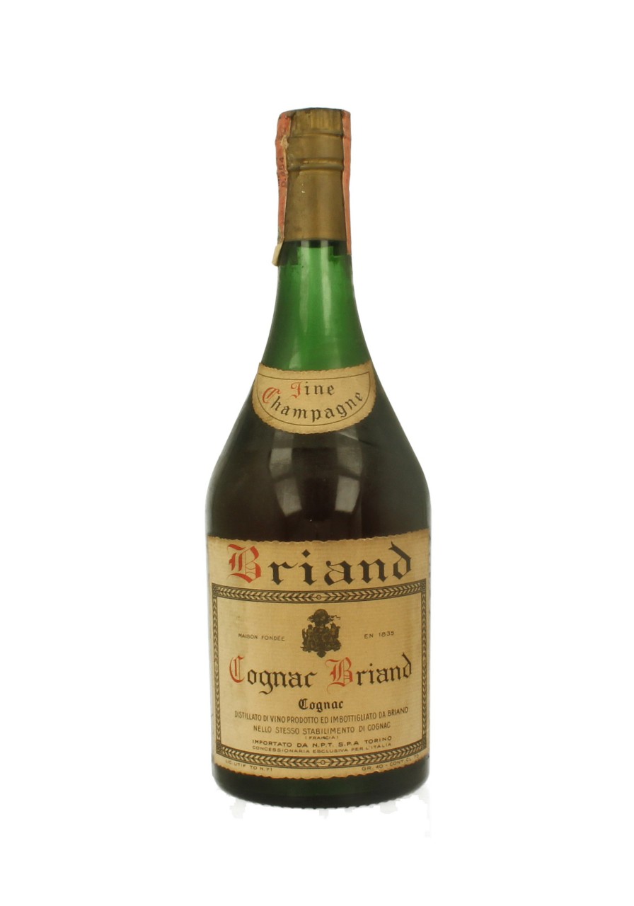 COGNAC BRIAND FINE CHAMPAGNE 73 CL 40 % BOTTLED IN THE 60'S -70'S ...