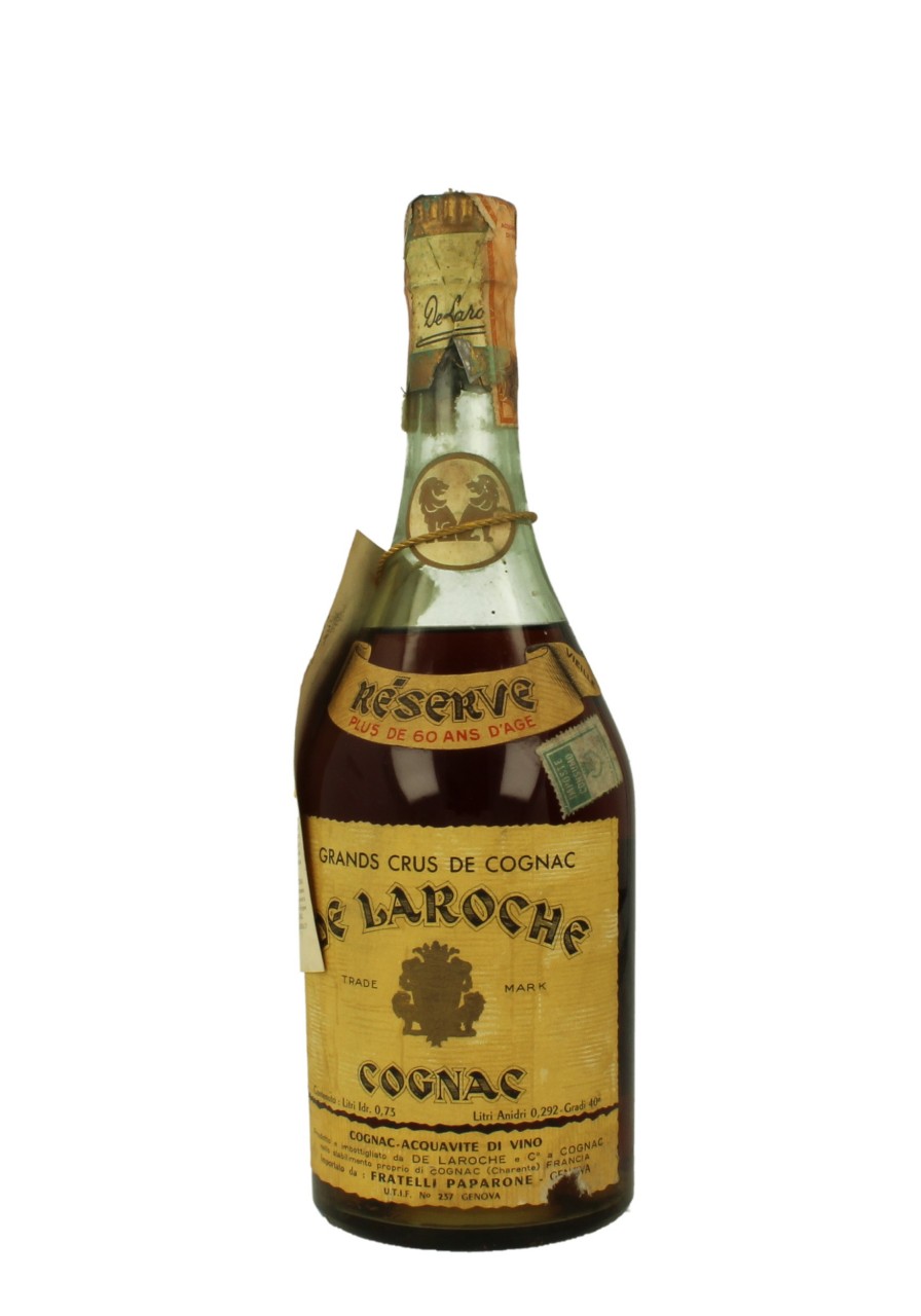 COGNAC DE LA ROCHE 60 Years old 40% RESERVE - Products - Whisky Antique ...