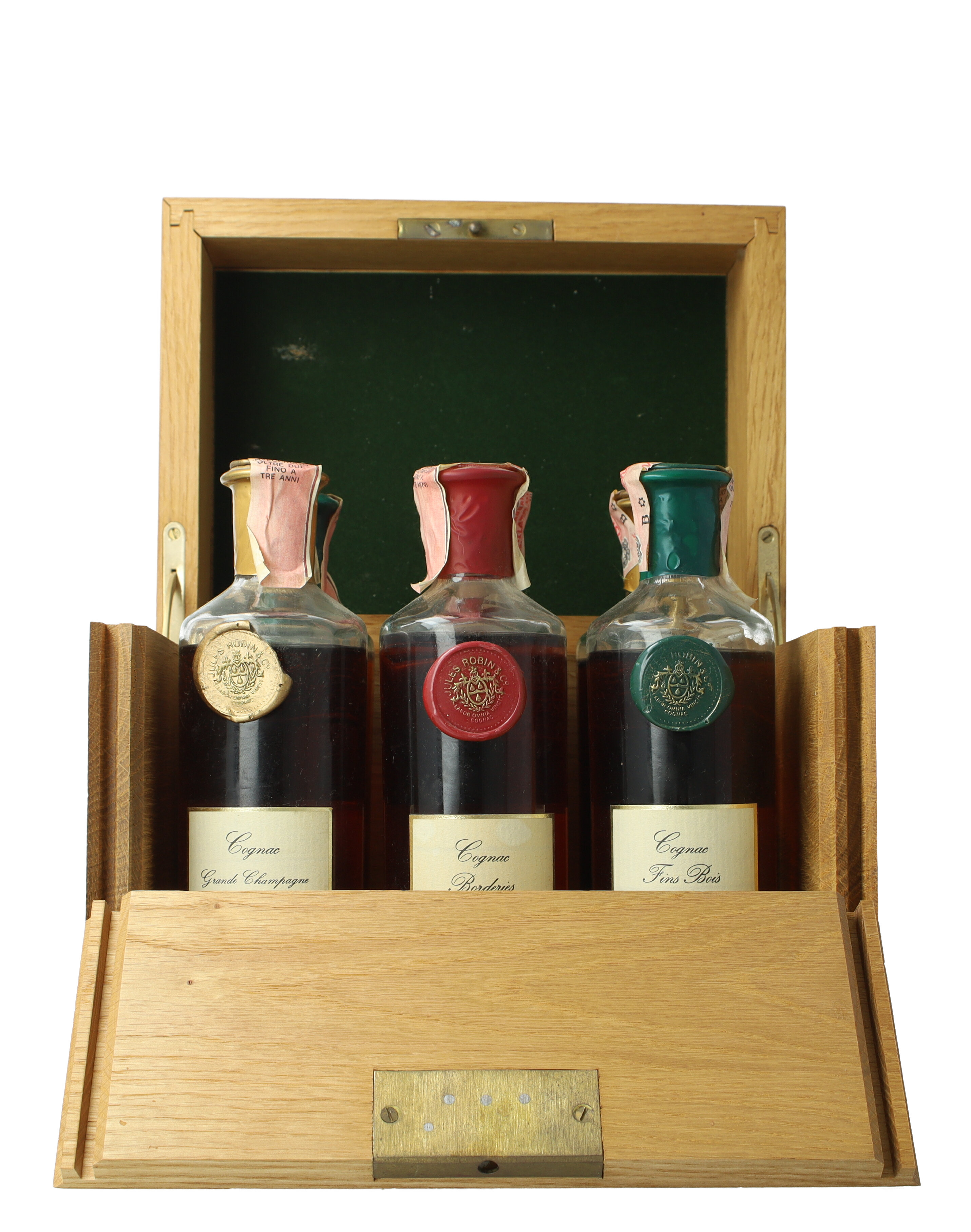 COGNAC JULES ROBIN 6x20cl 43% Gift wood box - Products - Whisky Antique ...