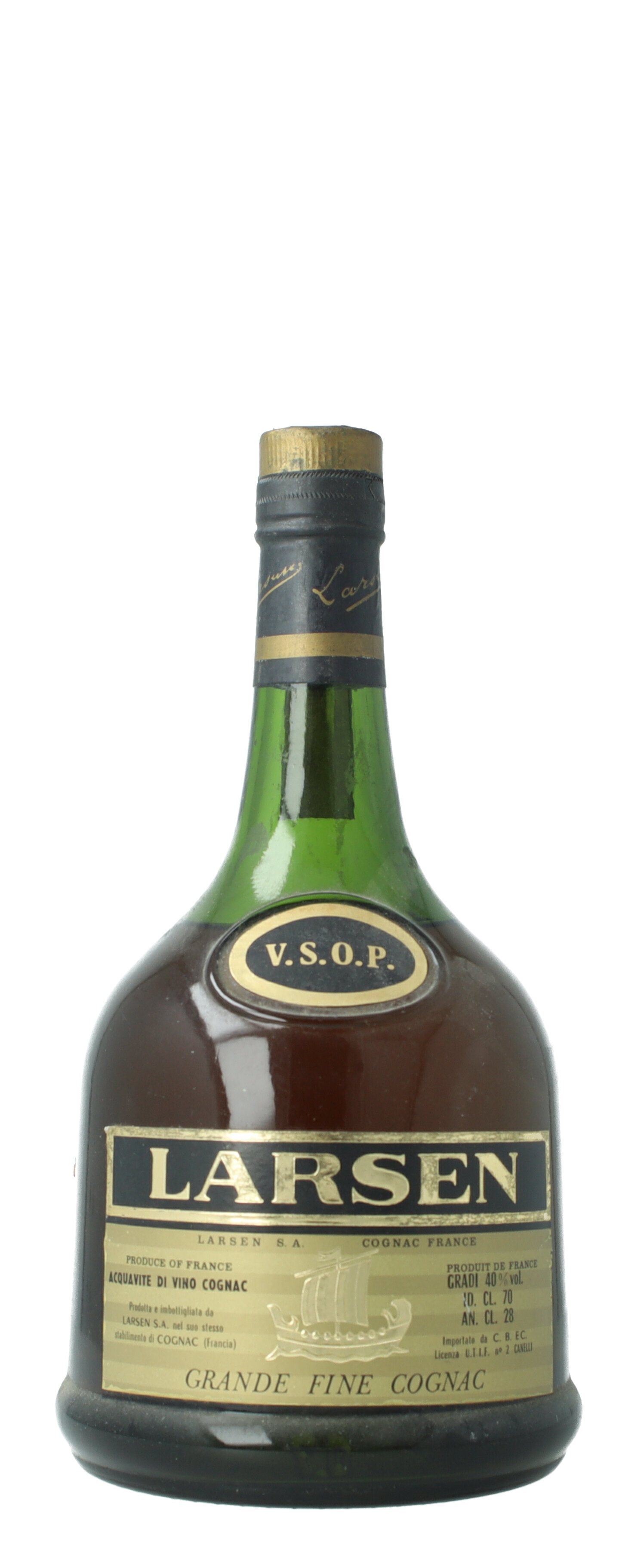 COGNAC LARSEN 70cl 40% VSOP - Products - Whisky Antique, Whisky & Spirits