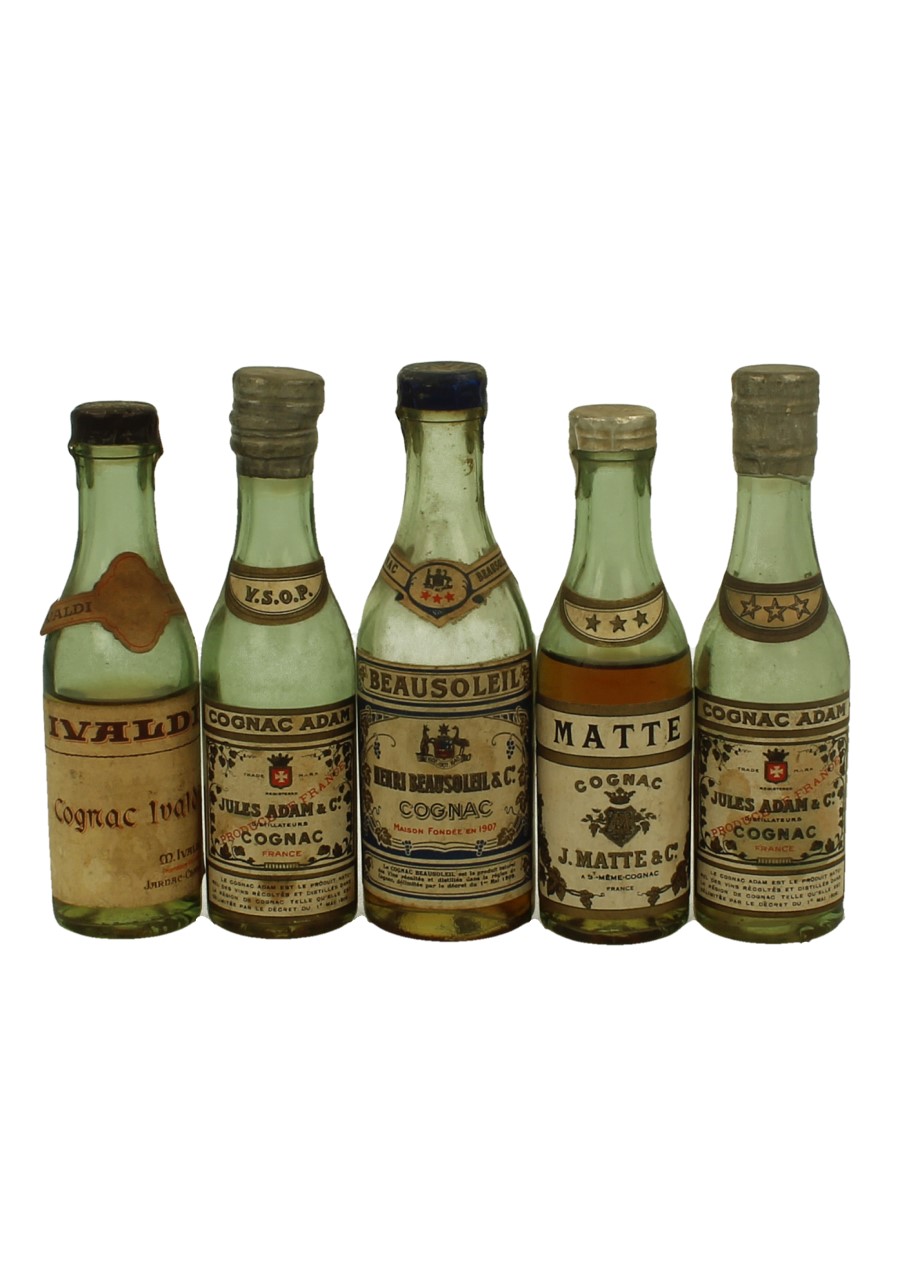 Cognacs miniature 5x 3cl or 5cl 40% OB - Products - Whisky Antique ...
