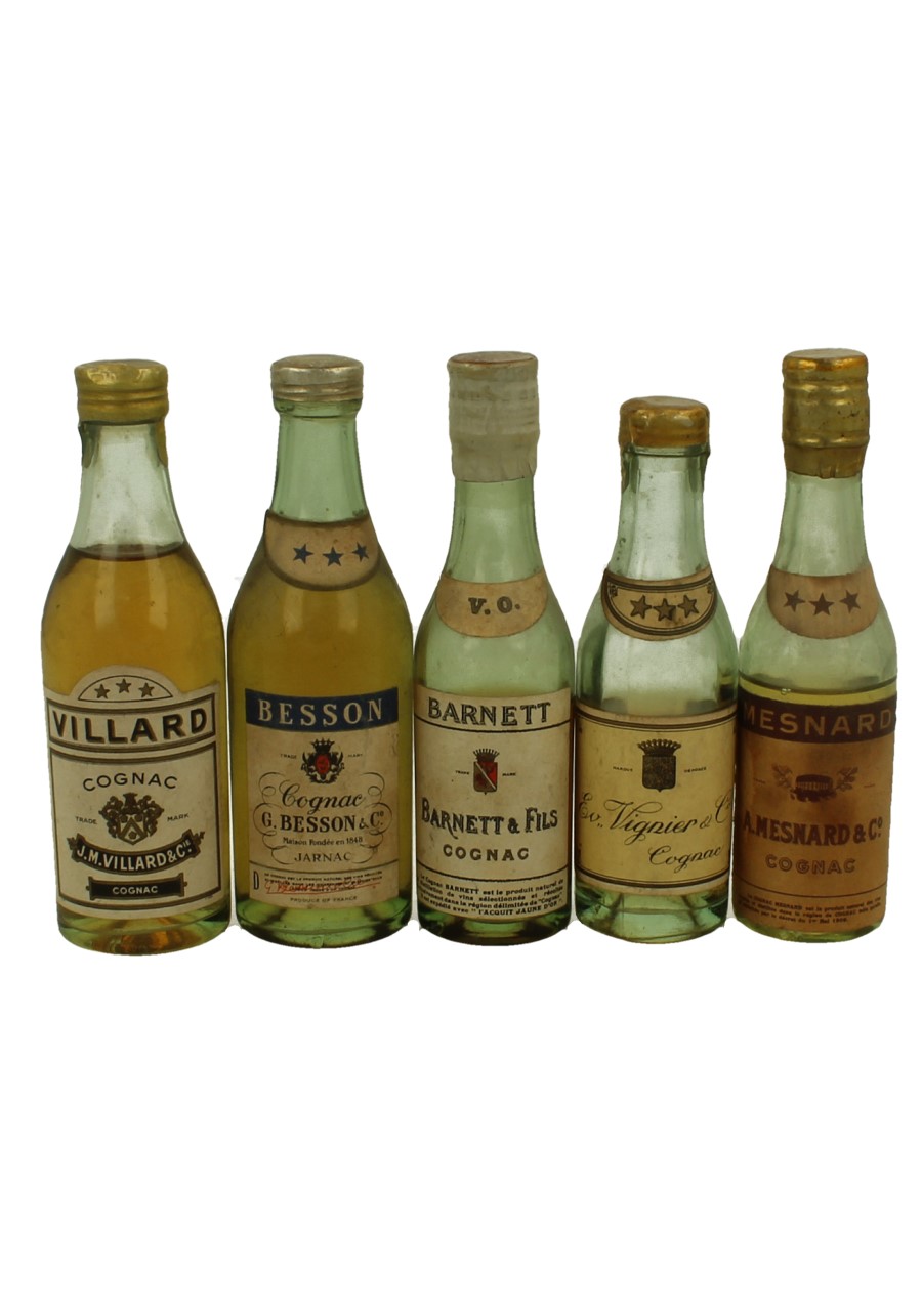 Cognacs miniature 5x 3cl or 5cl 40% OB - Products - Whisky Antique ...