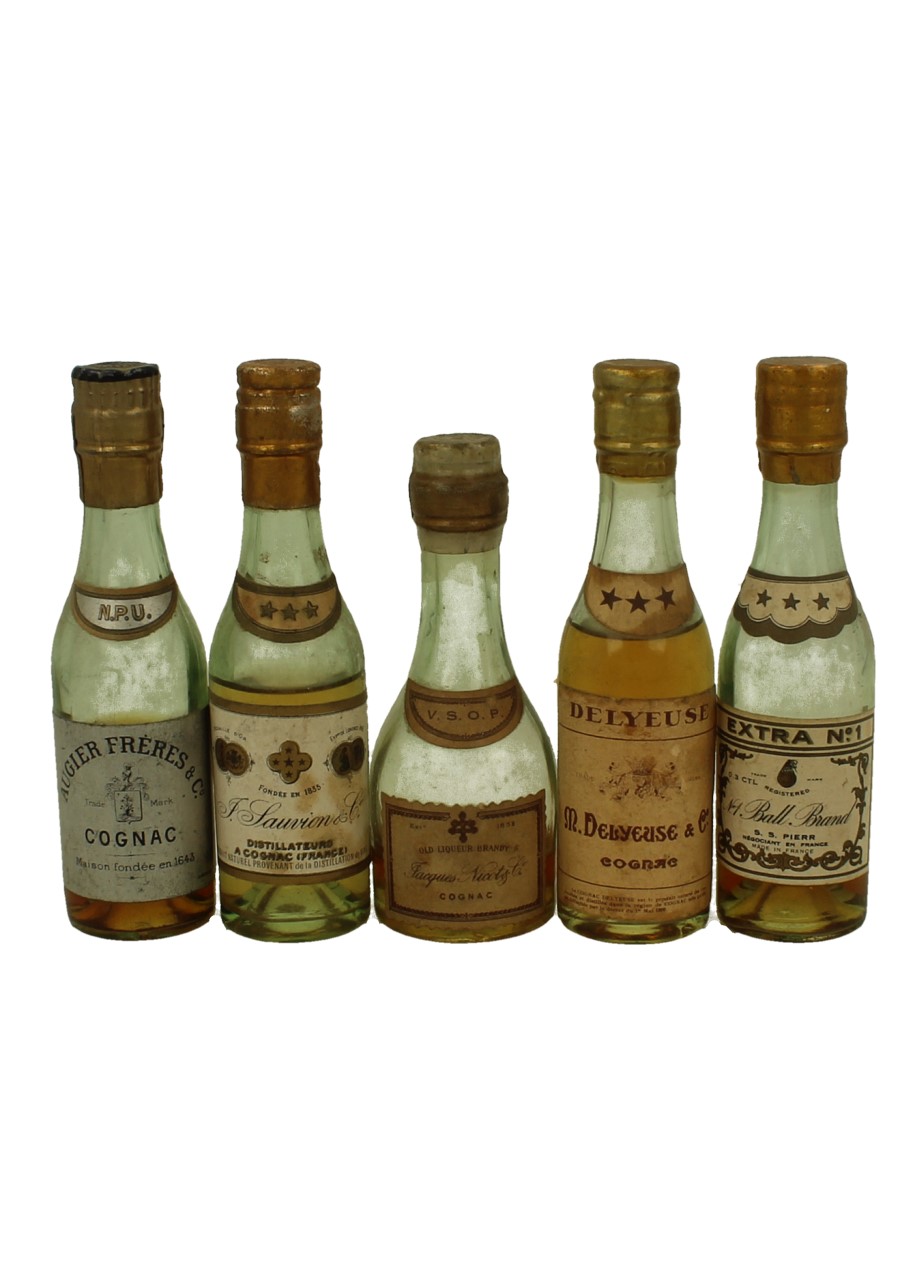 Cognacs miniature 5x 3cl or 5cl 40% OB - Products - Whisky Antique ...