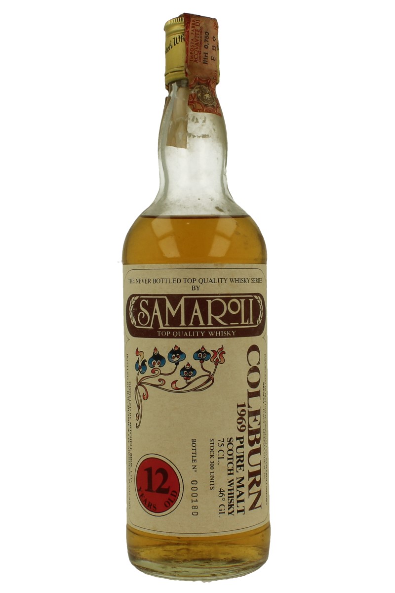 coleburn 12yo 1969 75cl 46% SAMAROLI - Products - Whisky Antique ...