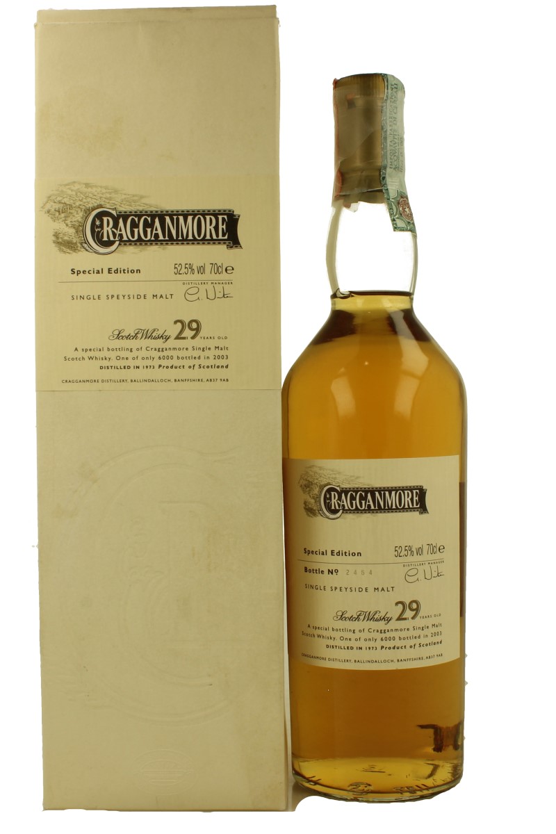 Cragganmore Speyside Scotch Whisky 29 Years Old Bottled 2003 70cl 52.5% ...