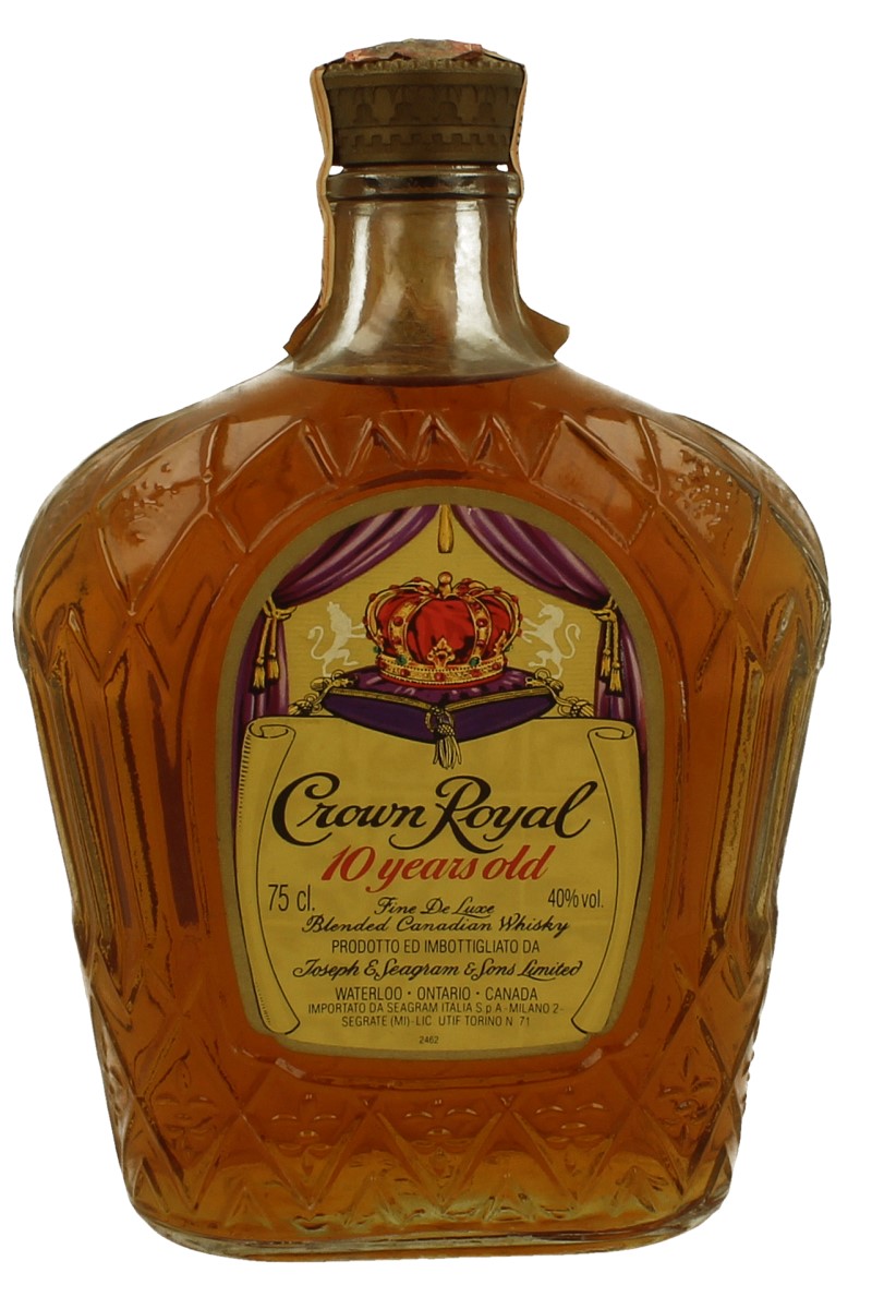 CROWN ROYAL Canadian Whisky 1977 75cl 40% - Prodotti - Whisky Antique ...