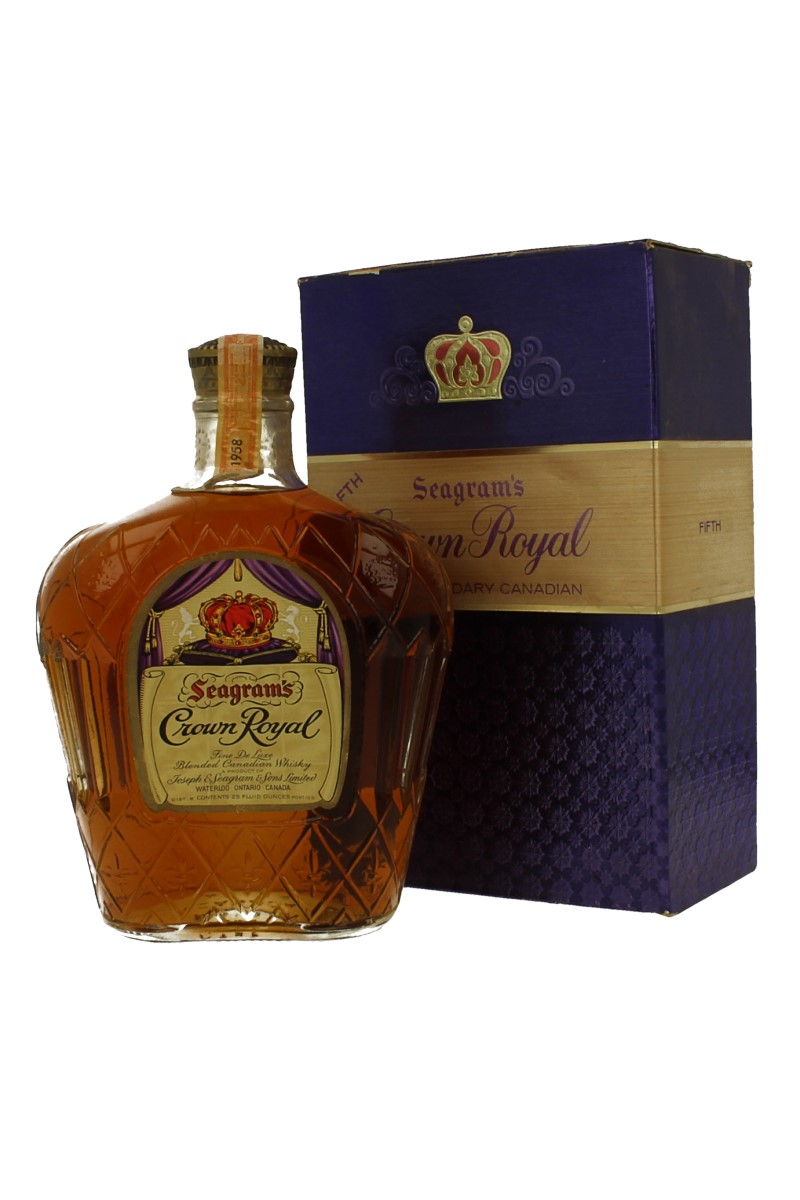 CROWN ROYAL Canadian Whisky 6 Years Old 1958 75cl 43% Seagrams ...