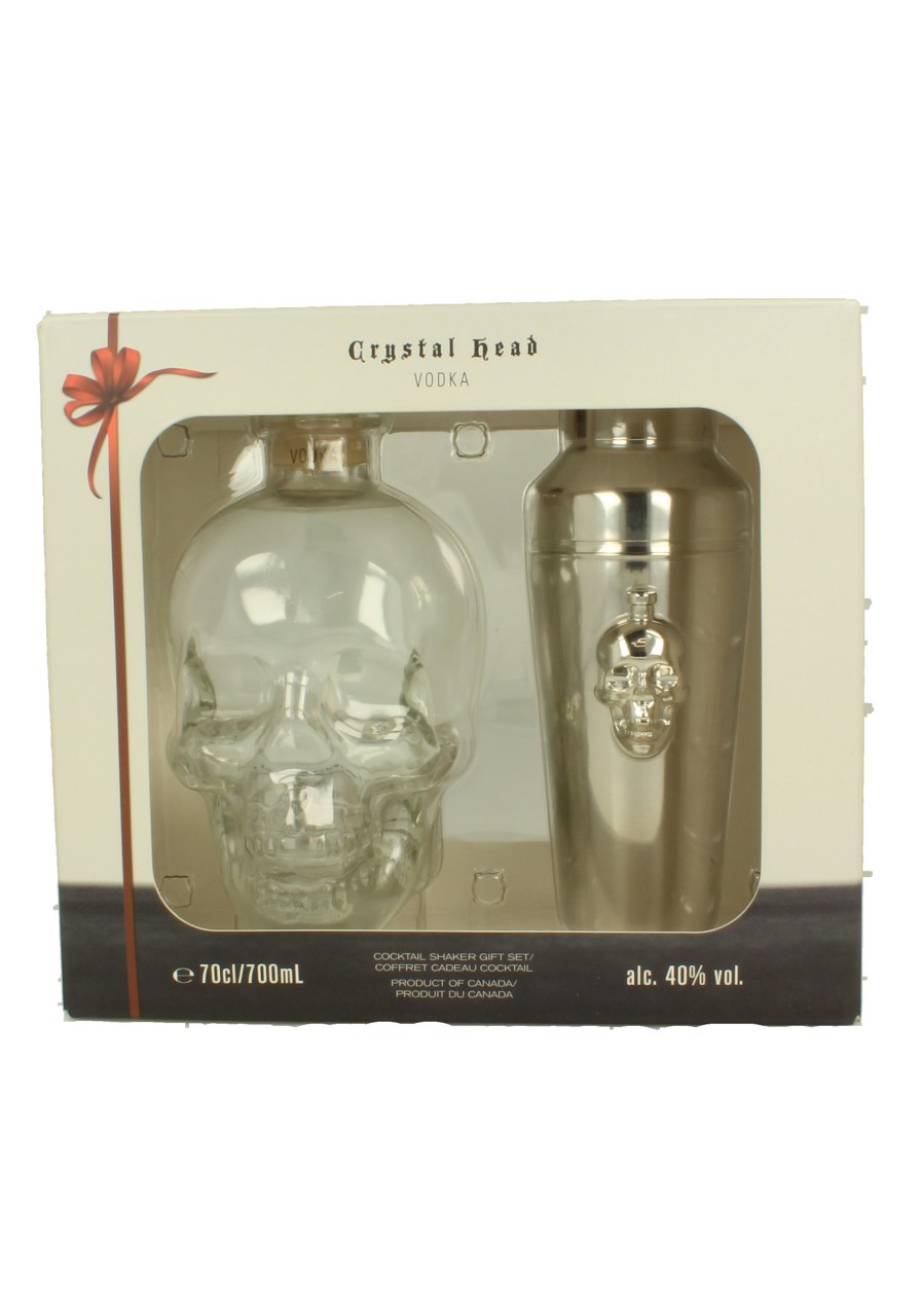 CRYSTAL HEAD VODKA 70cl 40% - Cocktali shaker gift set - Products ...