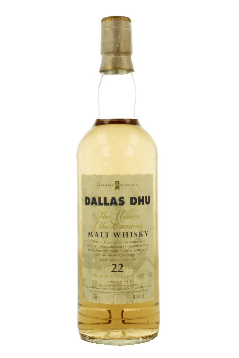 Dallas Dhu Single Speyside Malt Scotch Whisky 22 Year Old 70cl 46% OB ...