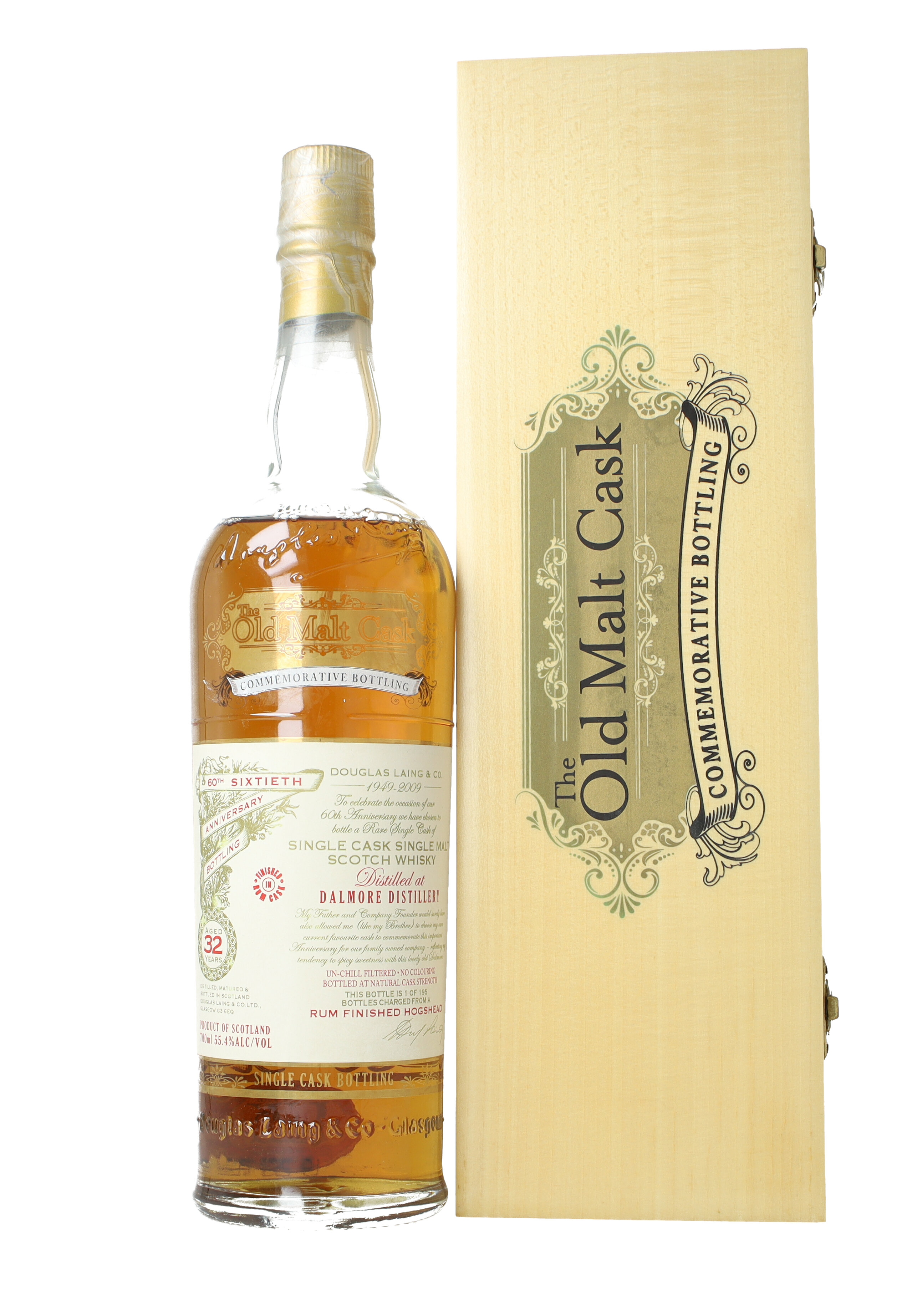 Dalmore Highland Scotch Whisky 32 Year Old 70cl 55.4% Douglas Laing ...