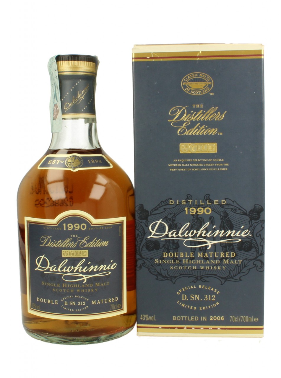 DALWHINNIE 1990 2006 70cl 43% OB - Distillers Edition - Products ...