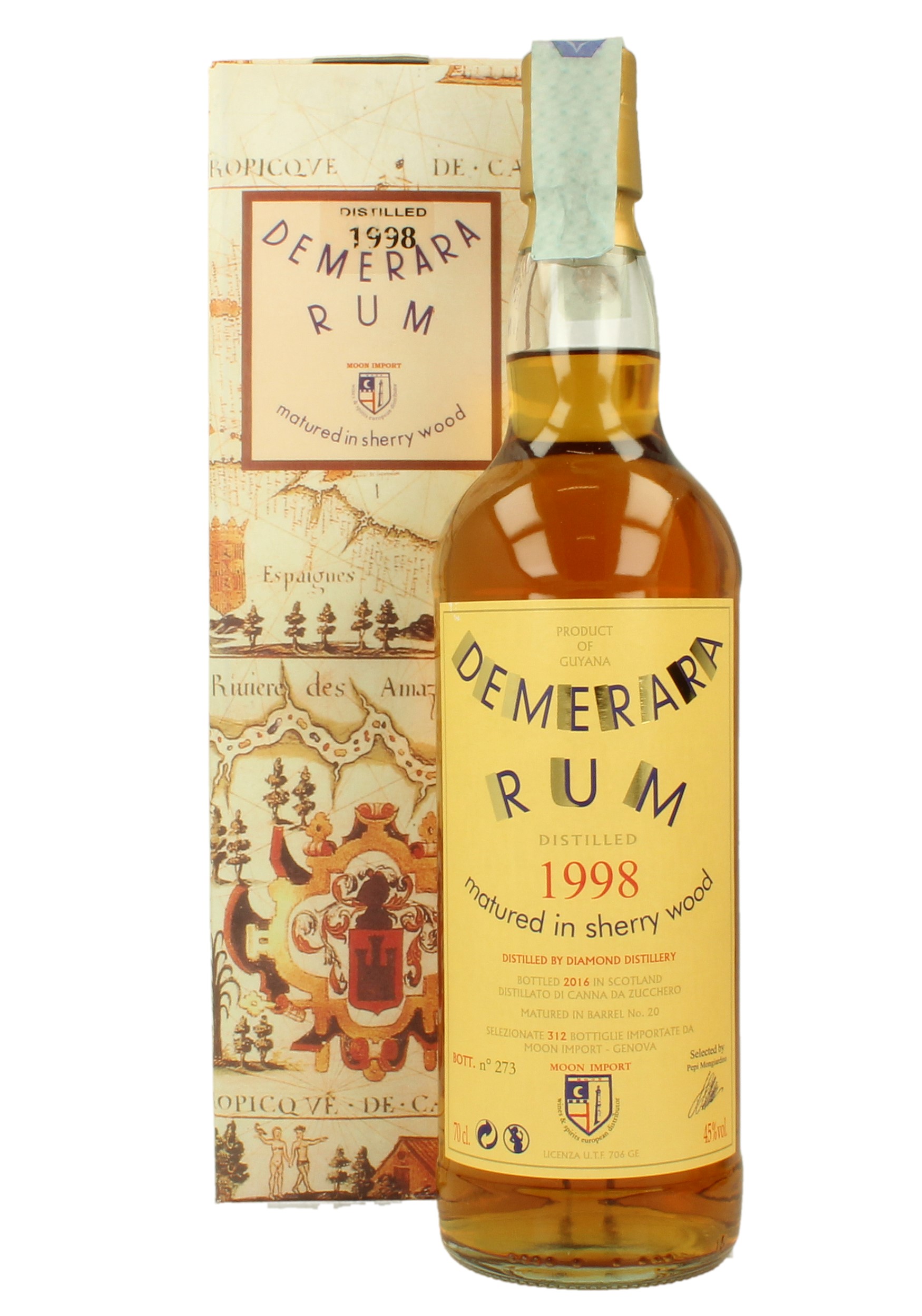 DEMERARA DIAMOND 1998 2016 70cl 45% Moon - Rum - Products - Whisky ...