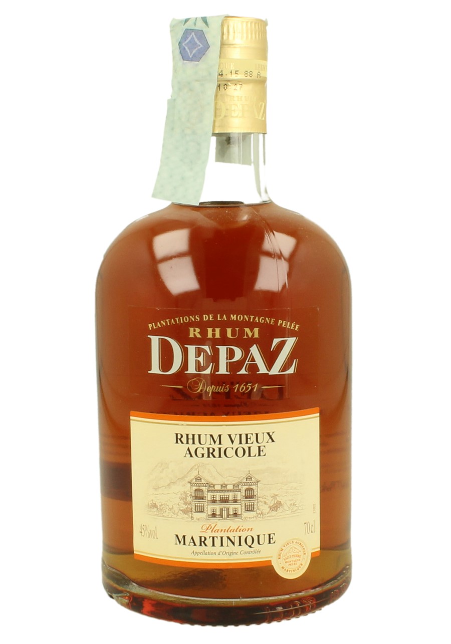 DEPAZ 70cl 45% - Rhum Vieux Agricole - Products - Whisky Antique ...