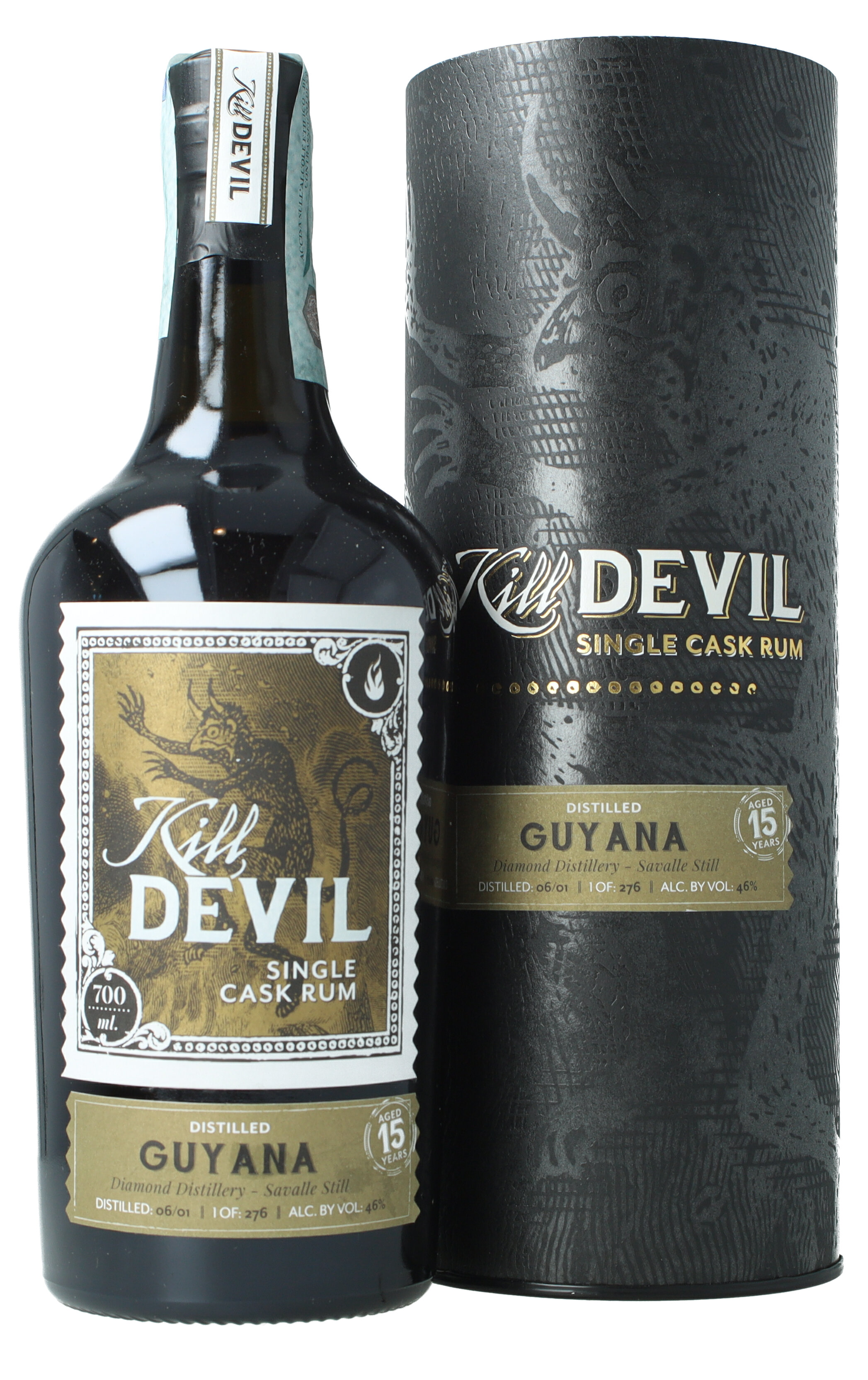 Diamond Distillery Demerara rum 15 year old 2001 70cl 46% Kill Devil ...