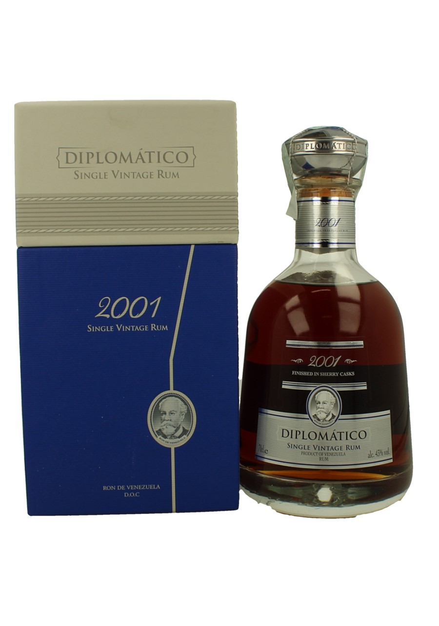 DIPLOMATICO 2001 70cl 43% - Products - Whisky Antique, Whisky & Spirits